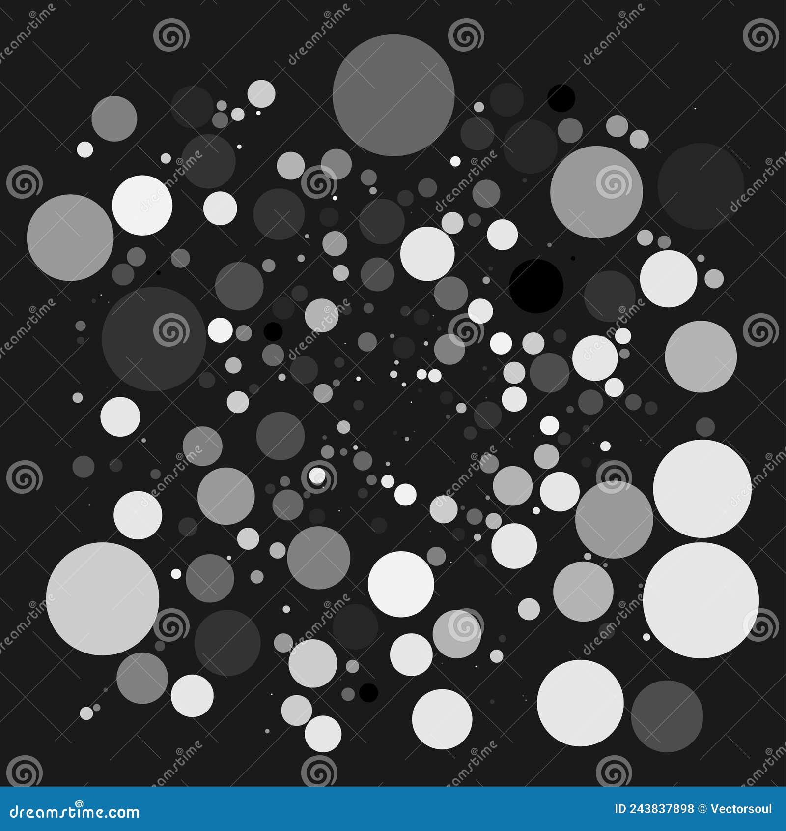 Random Dots, Circles, Dotted Pattern, Texture Vector. Stipple ...