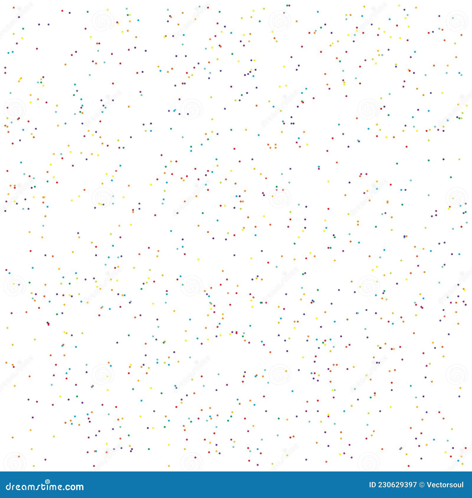 Random, Dots, Circles Pattern. Scattered Particles Stock Vector ...