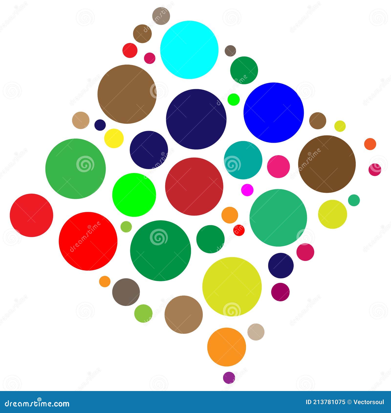 Random Dots, Circles, Specles Illustration. Dotted Design Element Stock ...