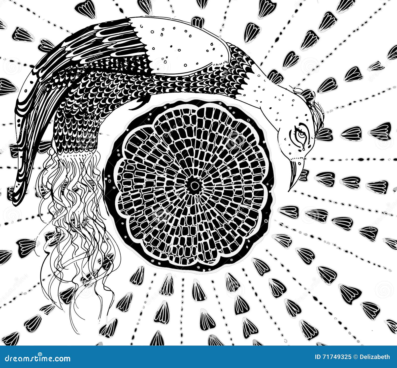 Random drawing stock illustration. Illustration of line - 71749325