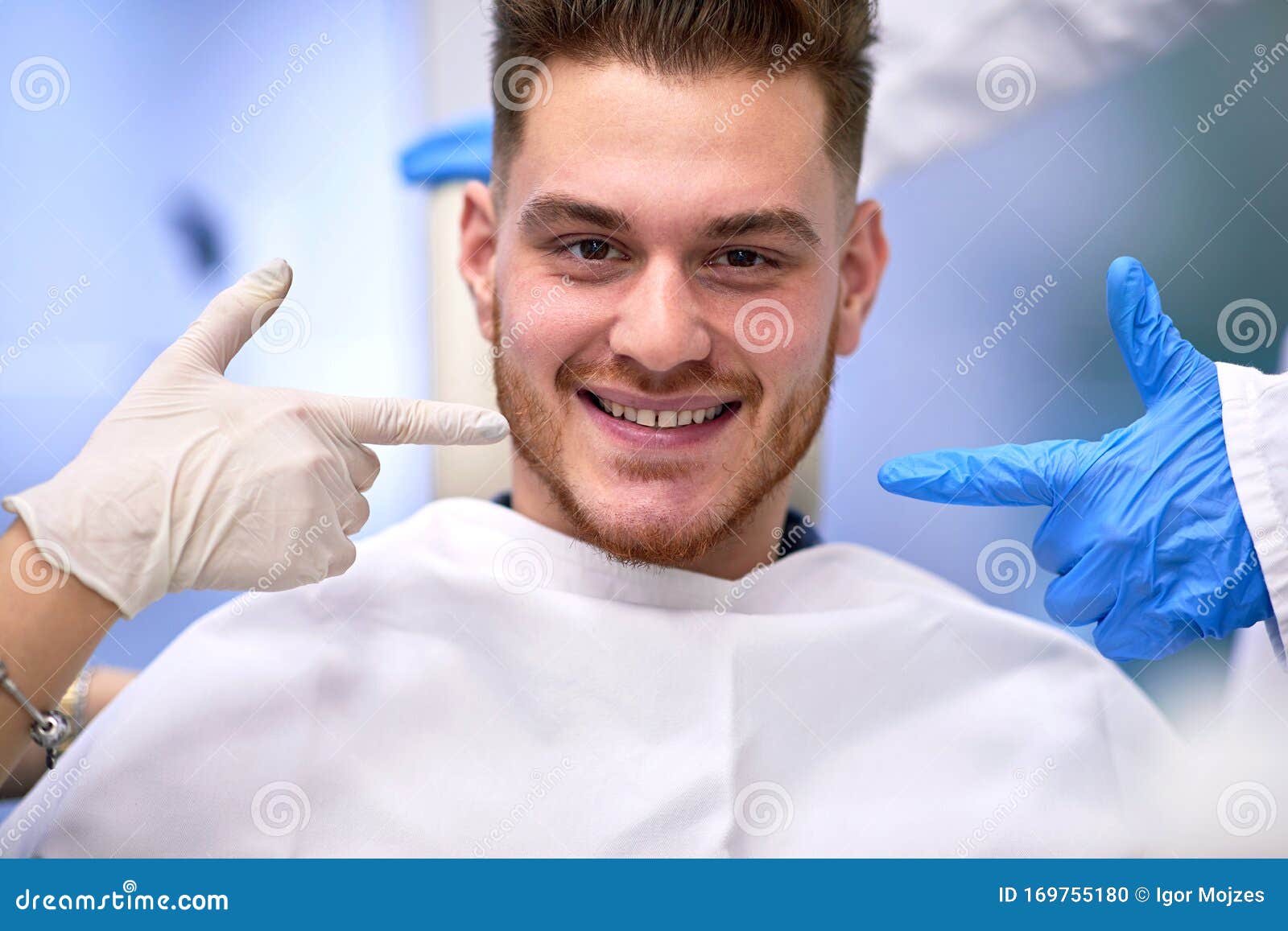 Random Dude Laughing in Dental Office Stock Photo - Image of caries ...