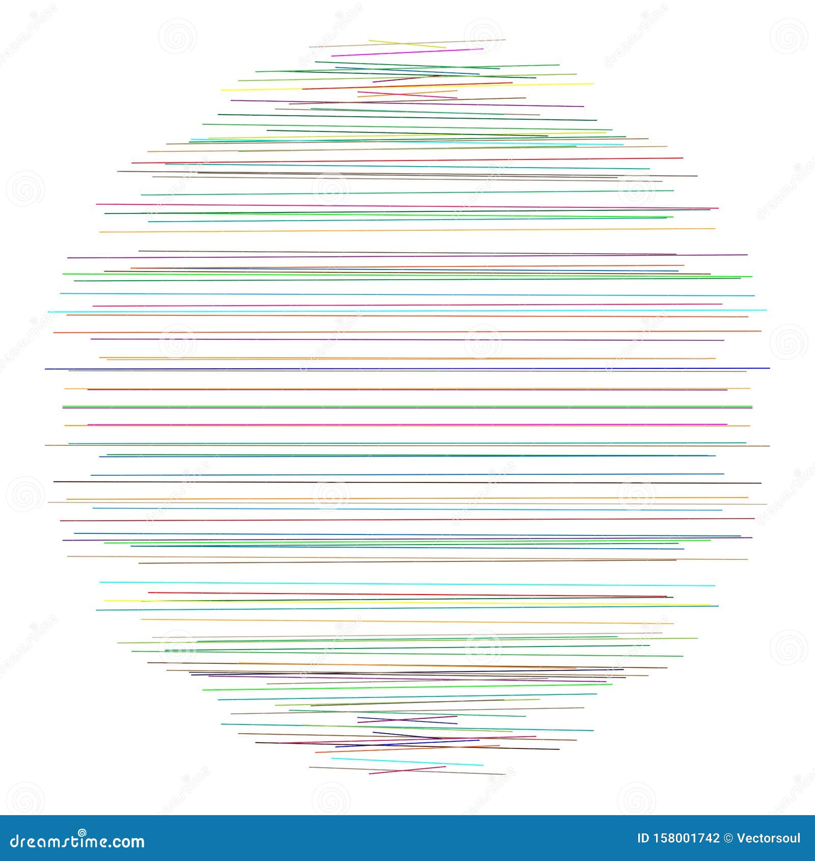 Circle With Parallel Lines Inside. Contemporary Art Lines. Wallpaper ...