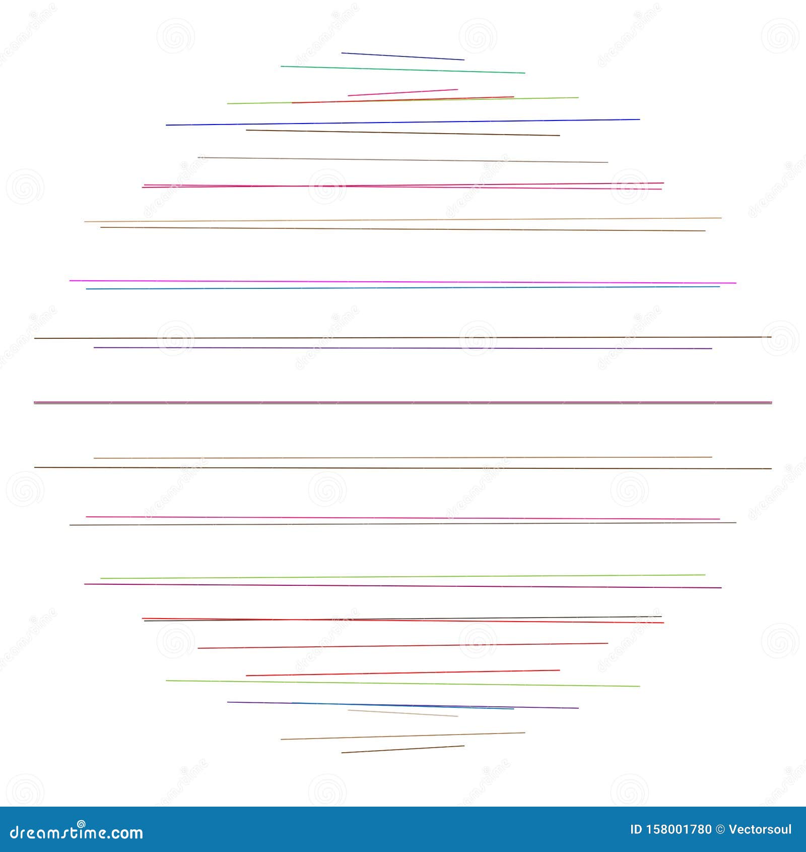 Circle With Parallel Lines Inside. Contemporary Art Lines. Wallpaper ...