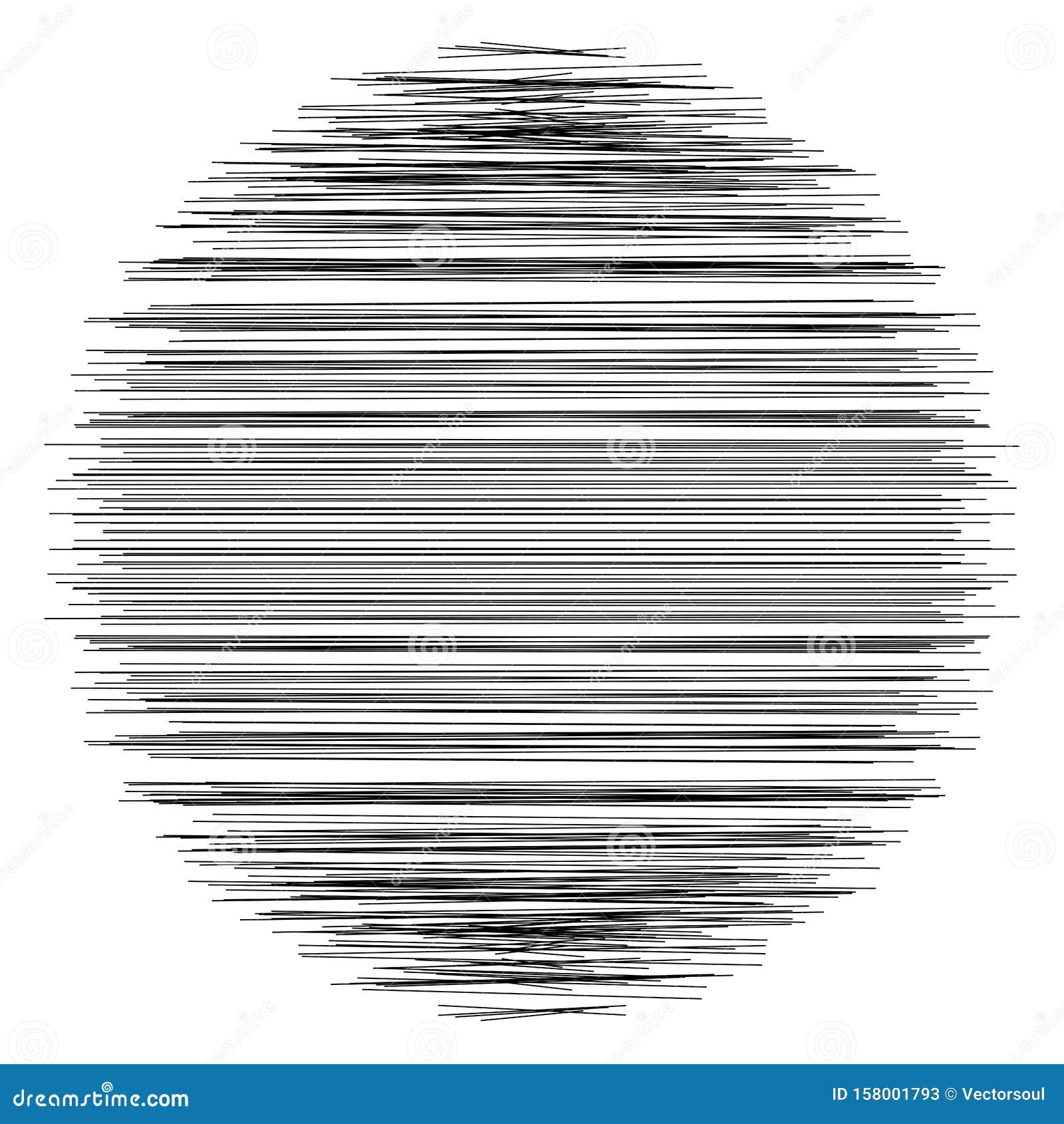 Circle With Parallel Lines Inside. Contemporary Art Lines. Wallpaper ...