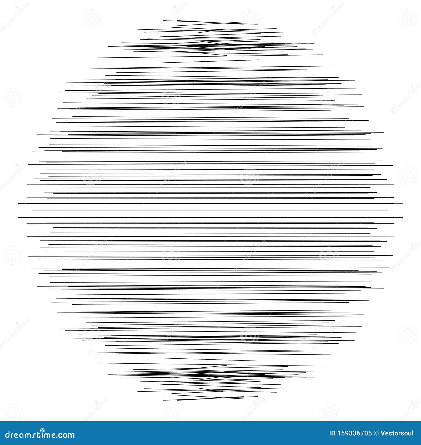 Circle With Parallel Lines Inside. Contemporary Art Lines. Wallpaper ...