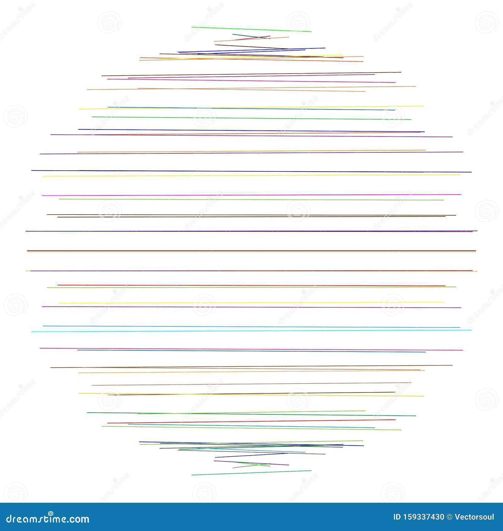 Circle With Parallel Lines Inside. Contemporary Art Lines. Wallpaper ...