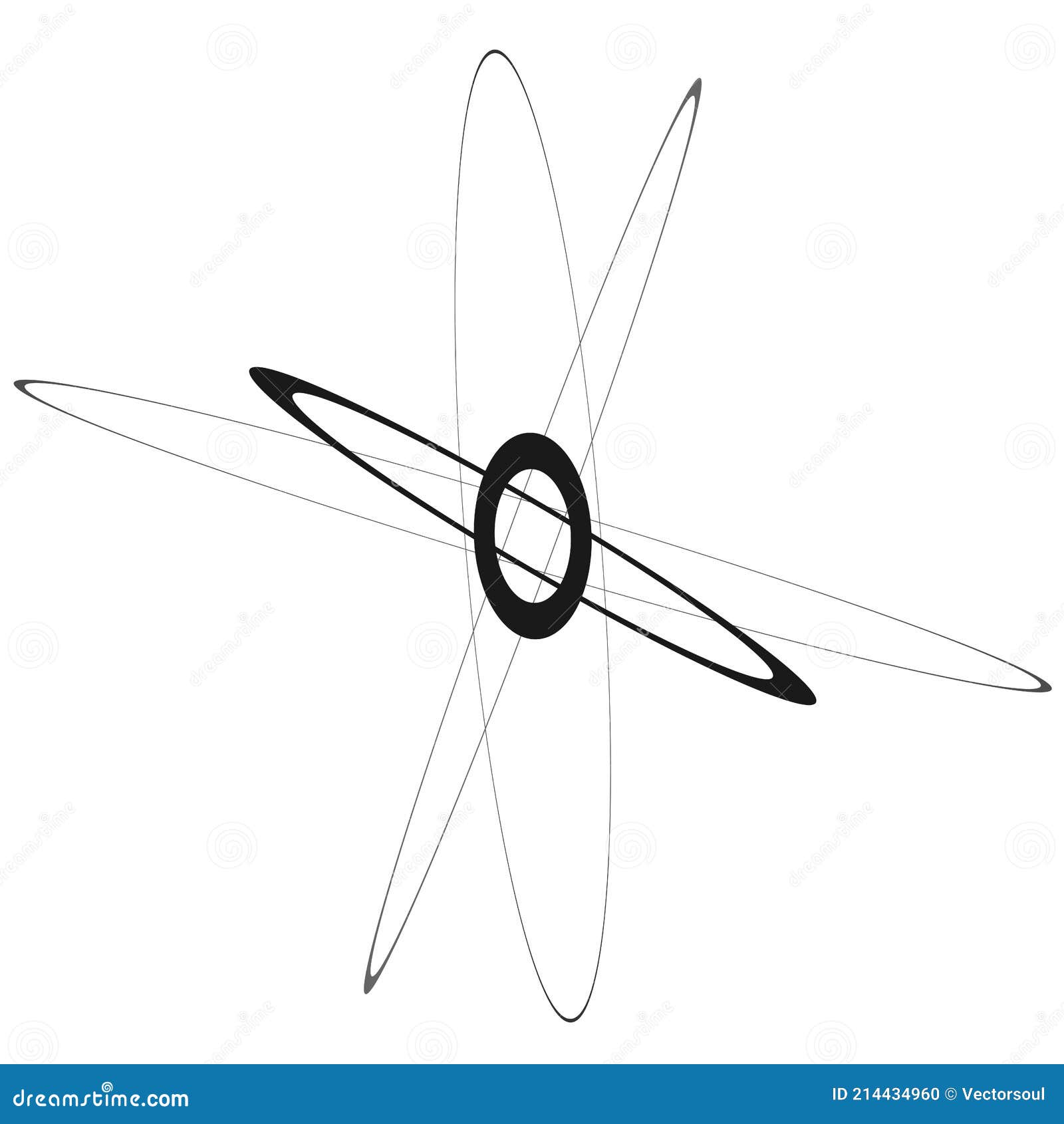 Random Ellipses, Ovals Artistic Abstract Art Element Stock Vector ...