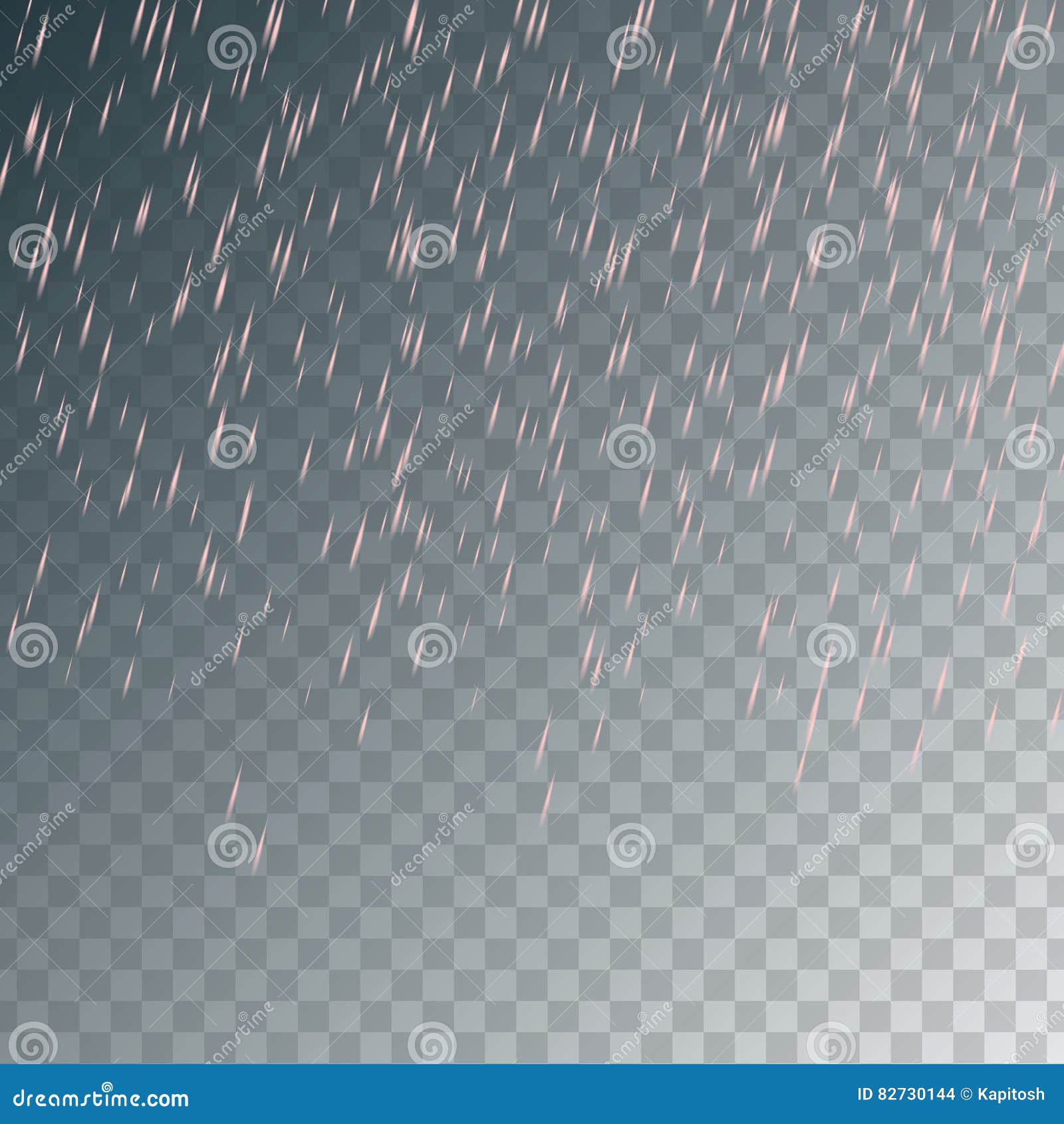 Random Falling Pink Rain Drops Stock Vector - Illustration of confetti ...