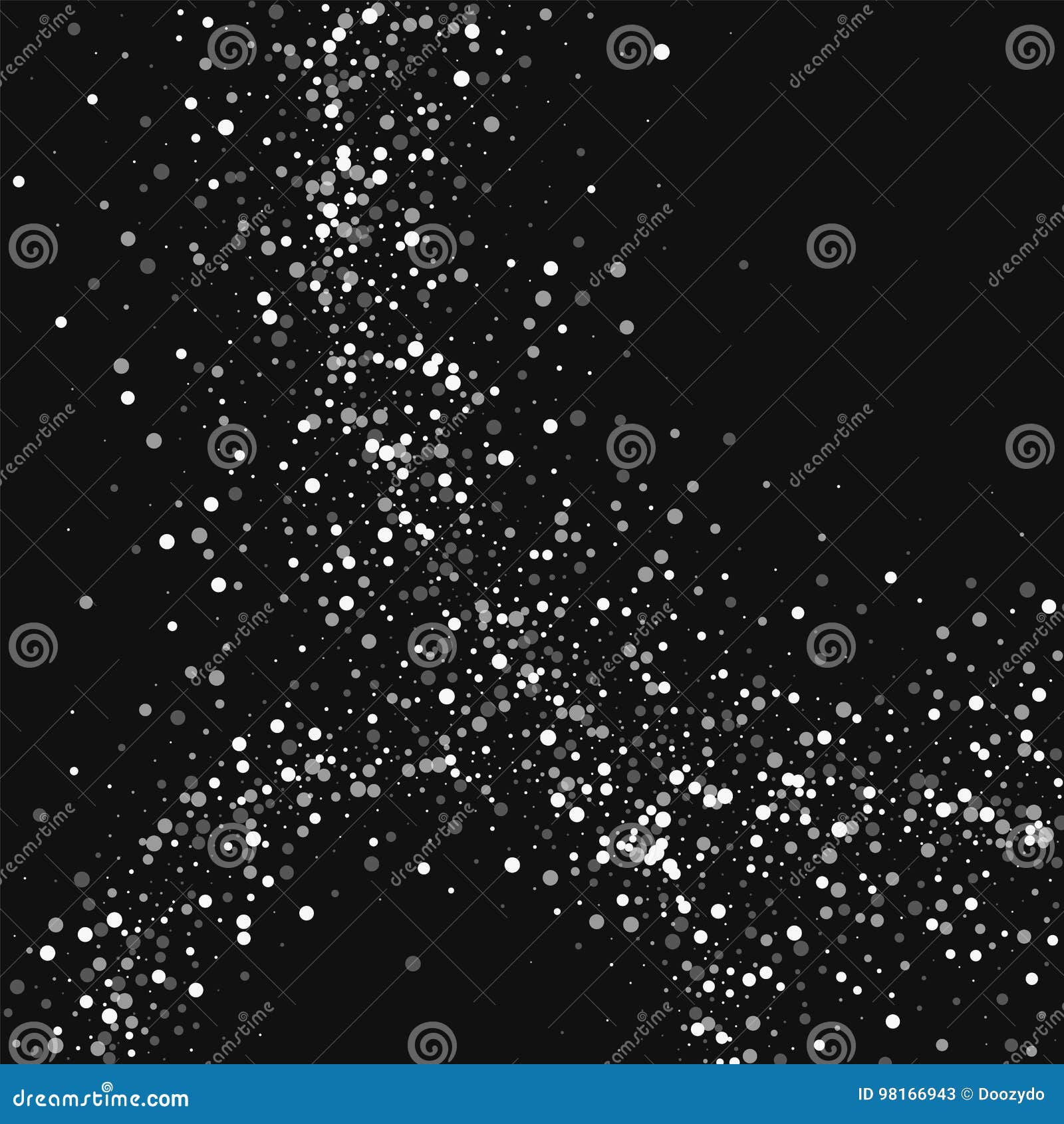 Random falling white dots. stock vector. Illustration of abstract ...