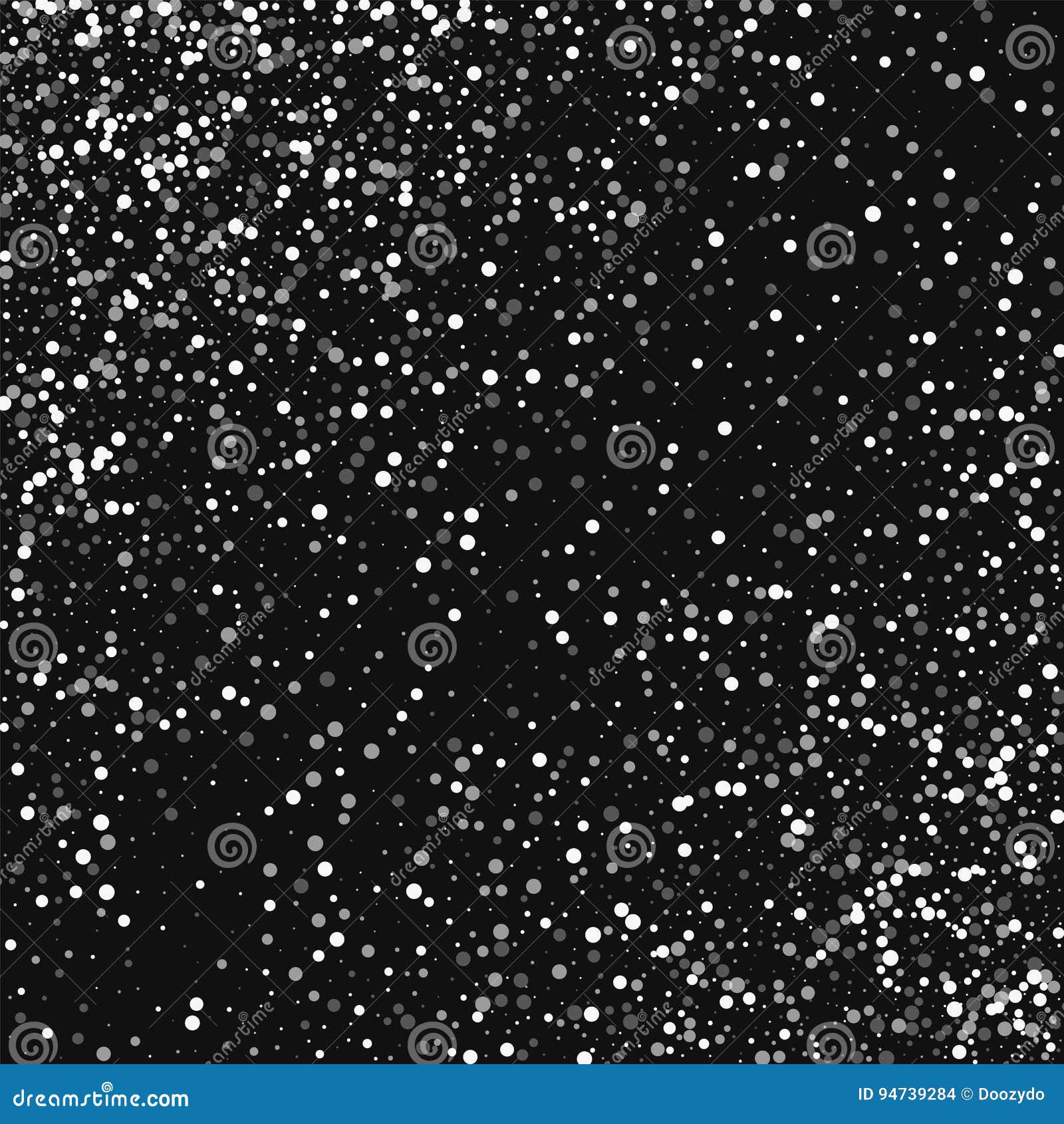 Random falling white dots. stock vector. Illustration of abstract ...