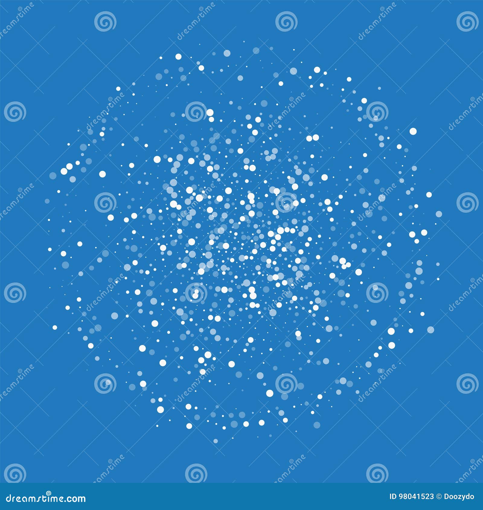 Random falling white dots. stock vector. Illustration of messy - 98041523