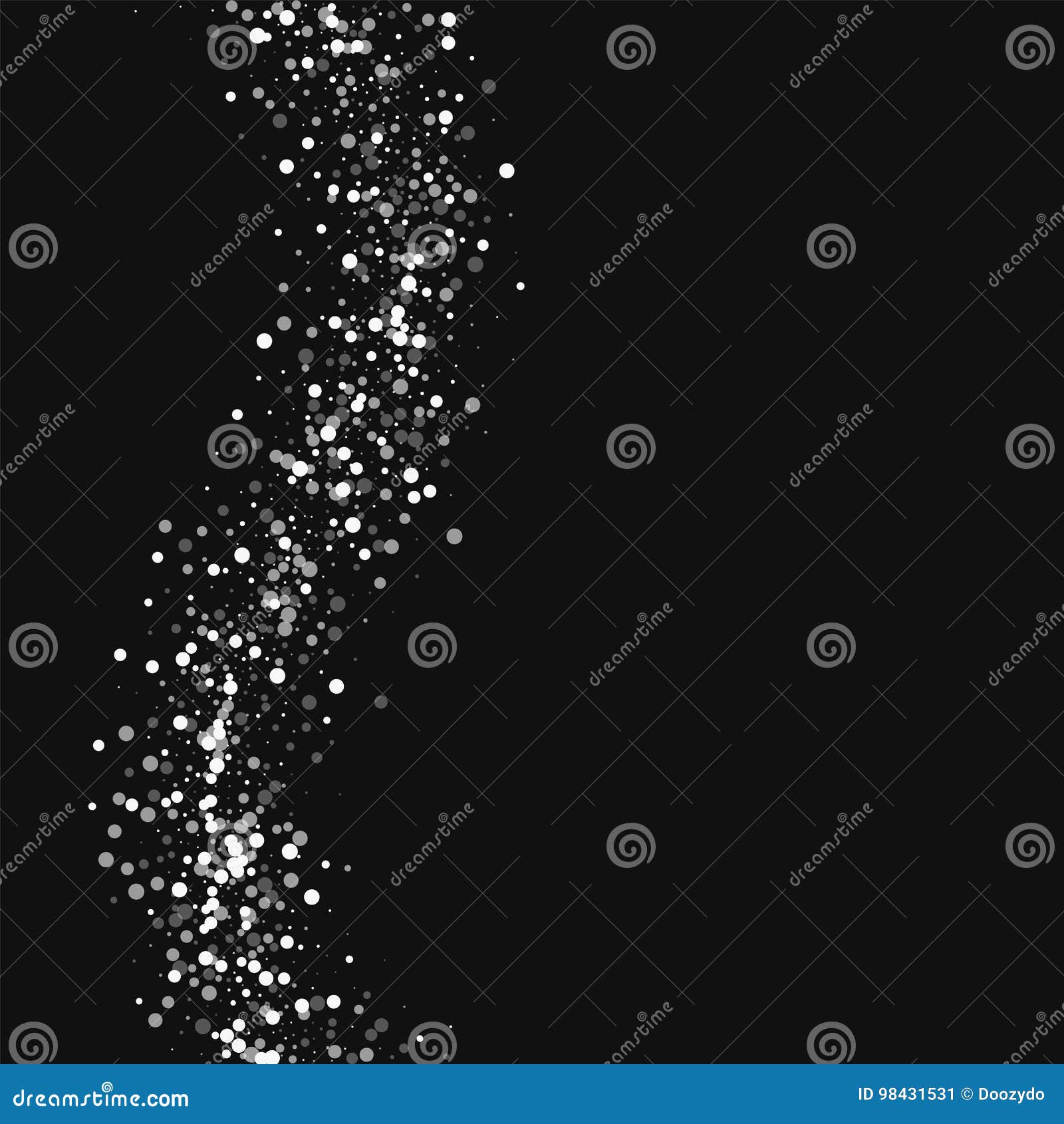 Random falling white dots. stock vector. Illustration of graphic - 98431531