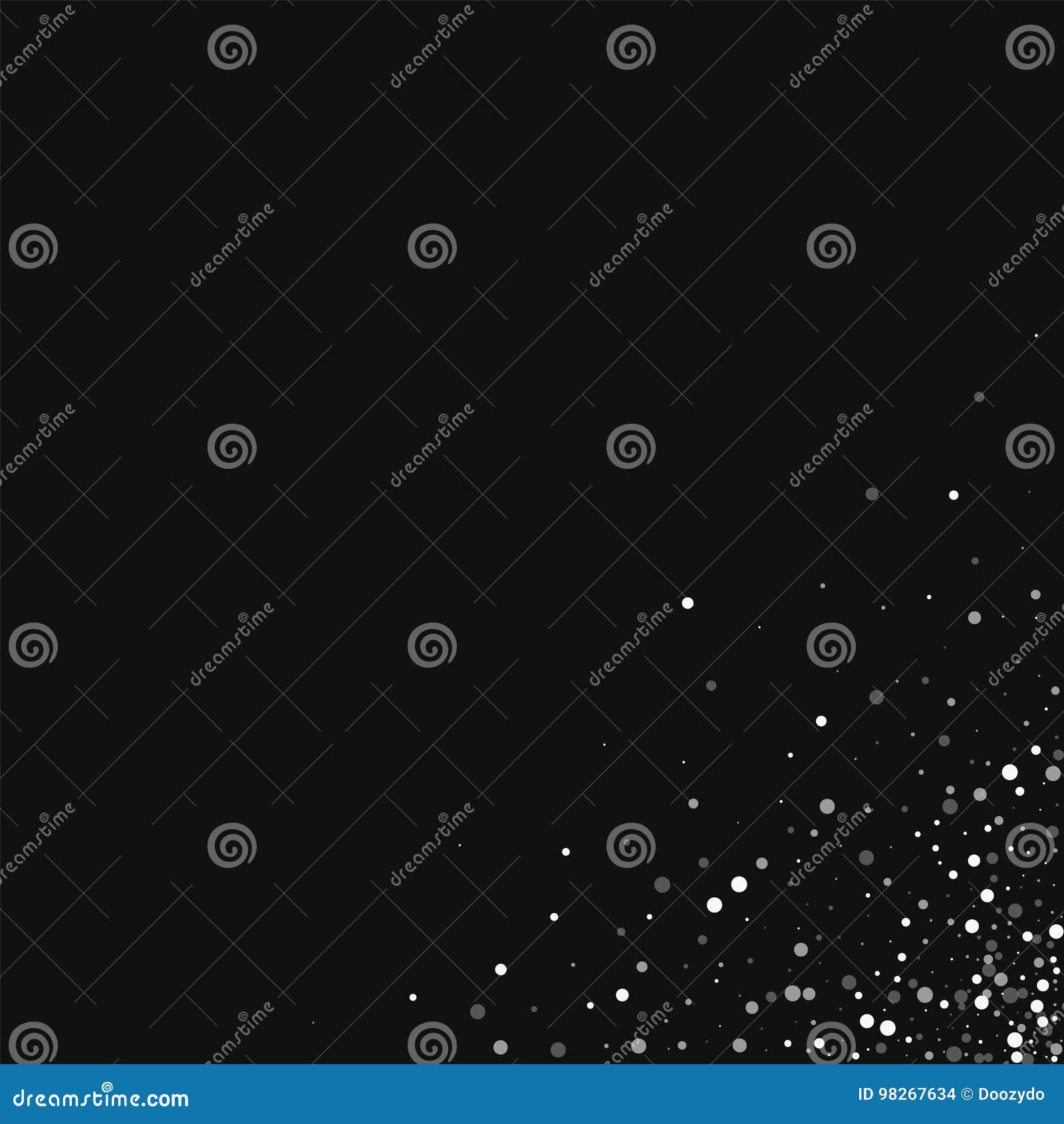 Random falling white dots. stock vector. Illustration of graphic - 98267634