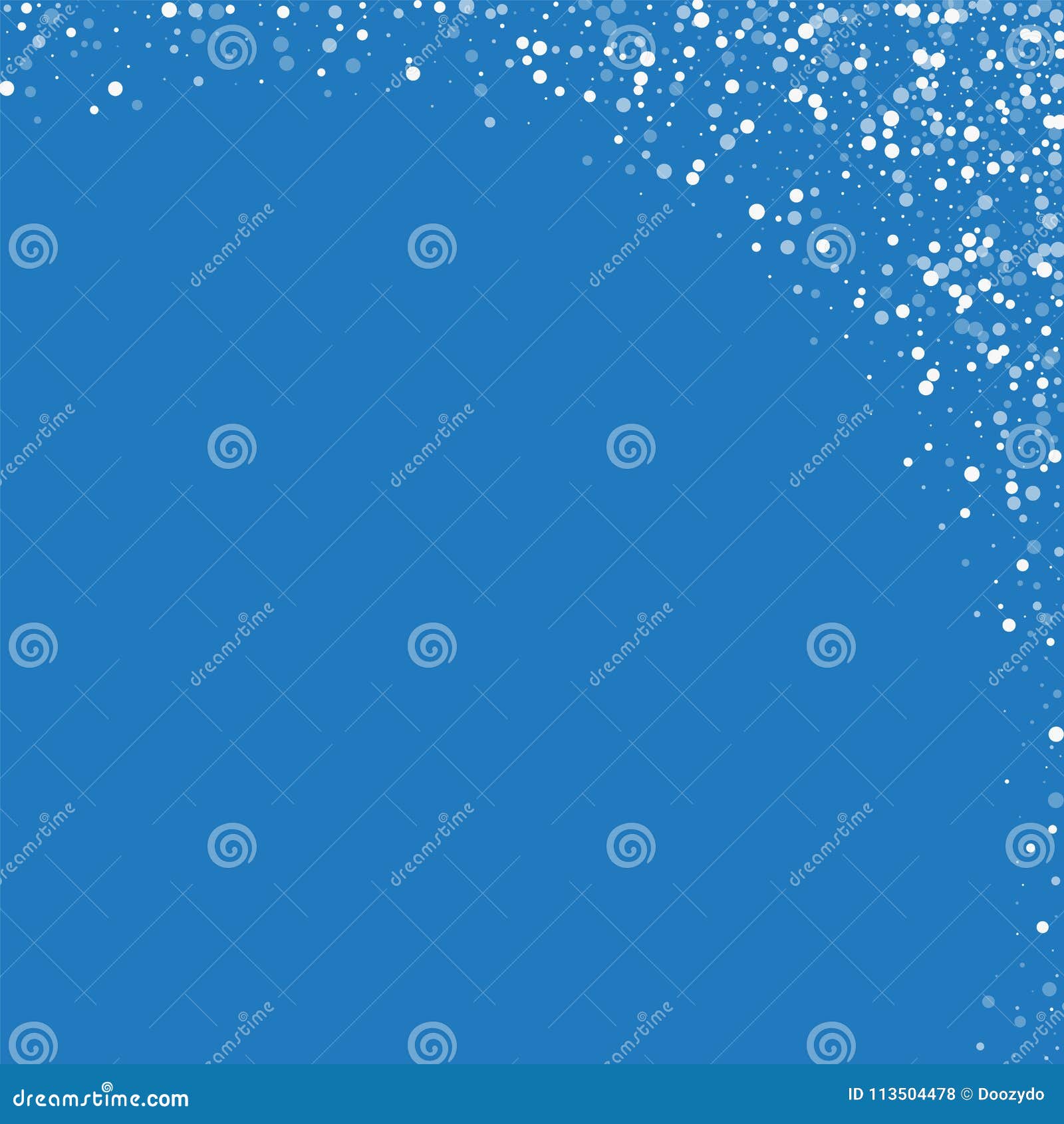 Random falling white dots. stock vector. Illustration of bright - 113504478