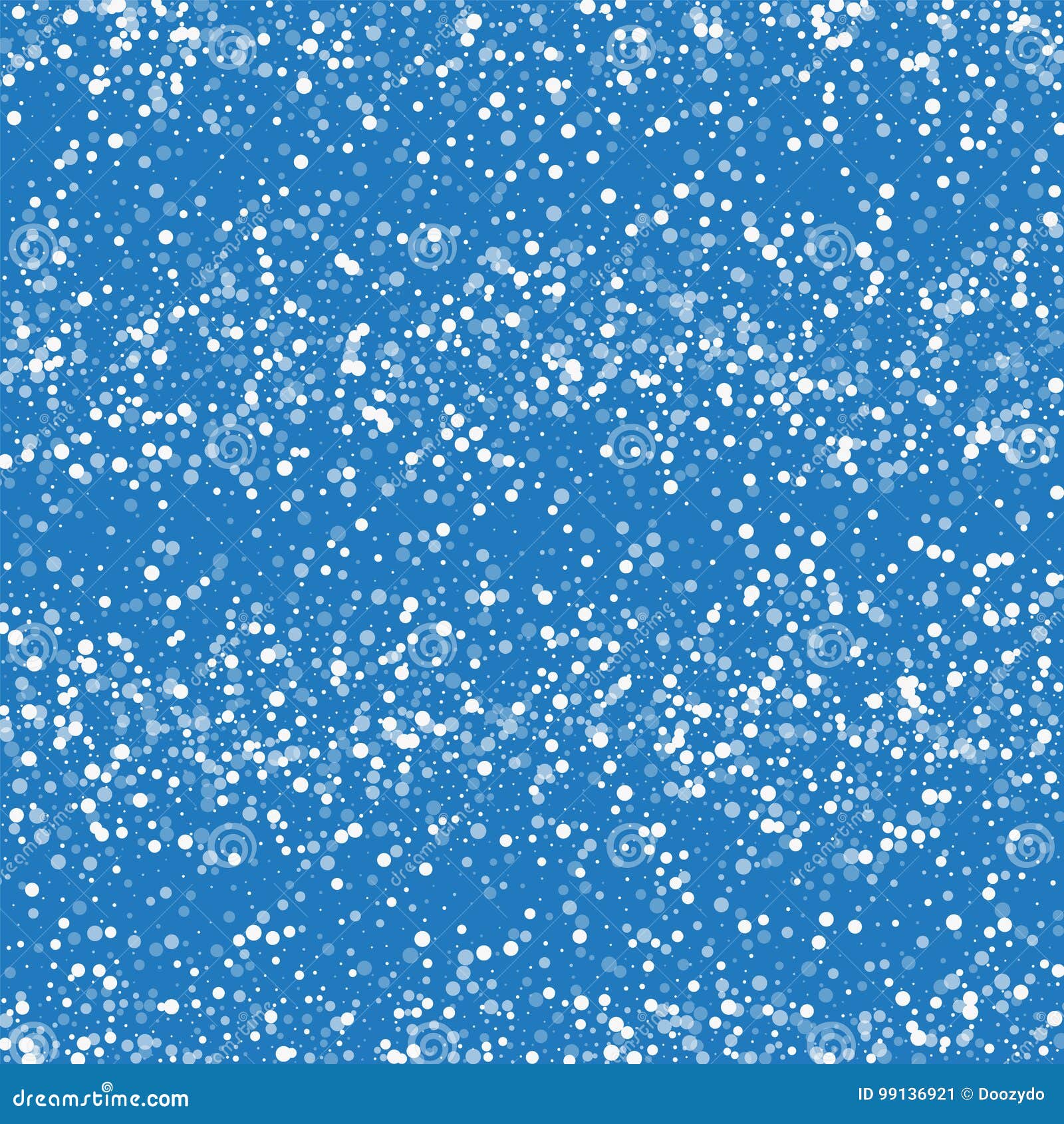 Random falling white dots. stock vector. Illustration of placard - 99136921