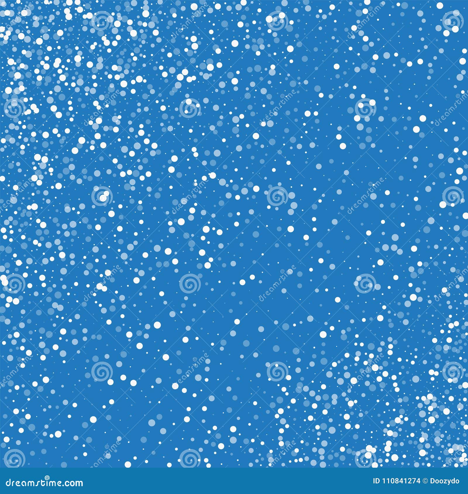 Random falling white dots. stock vector. Illustration of particles ...