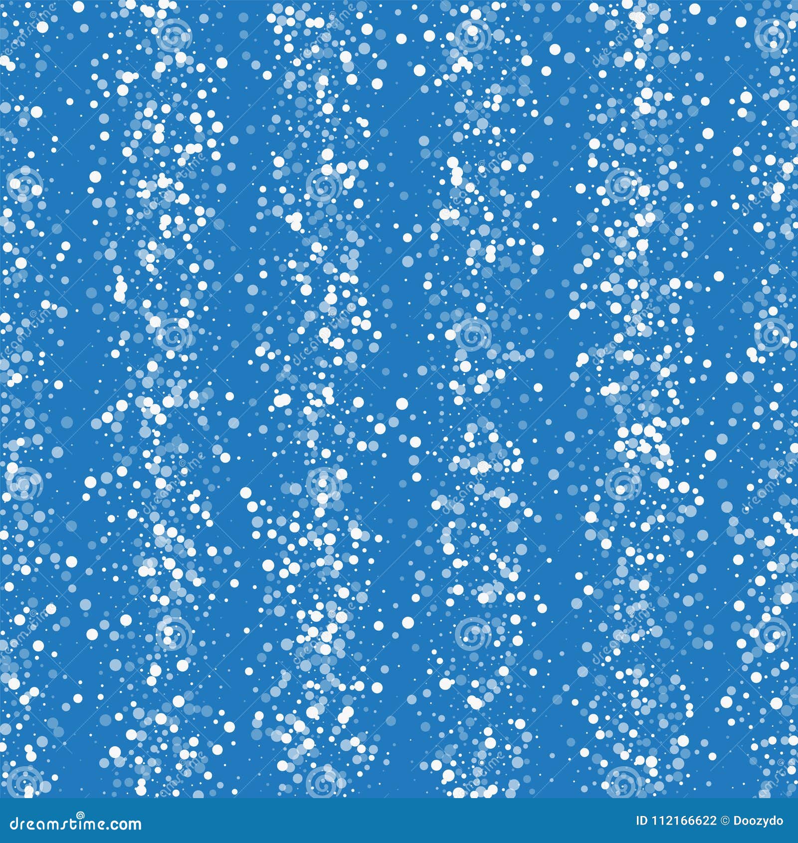 Random falling white dots. stock vector. Illustration of blue - 112166622