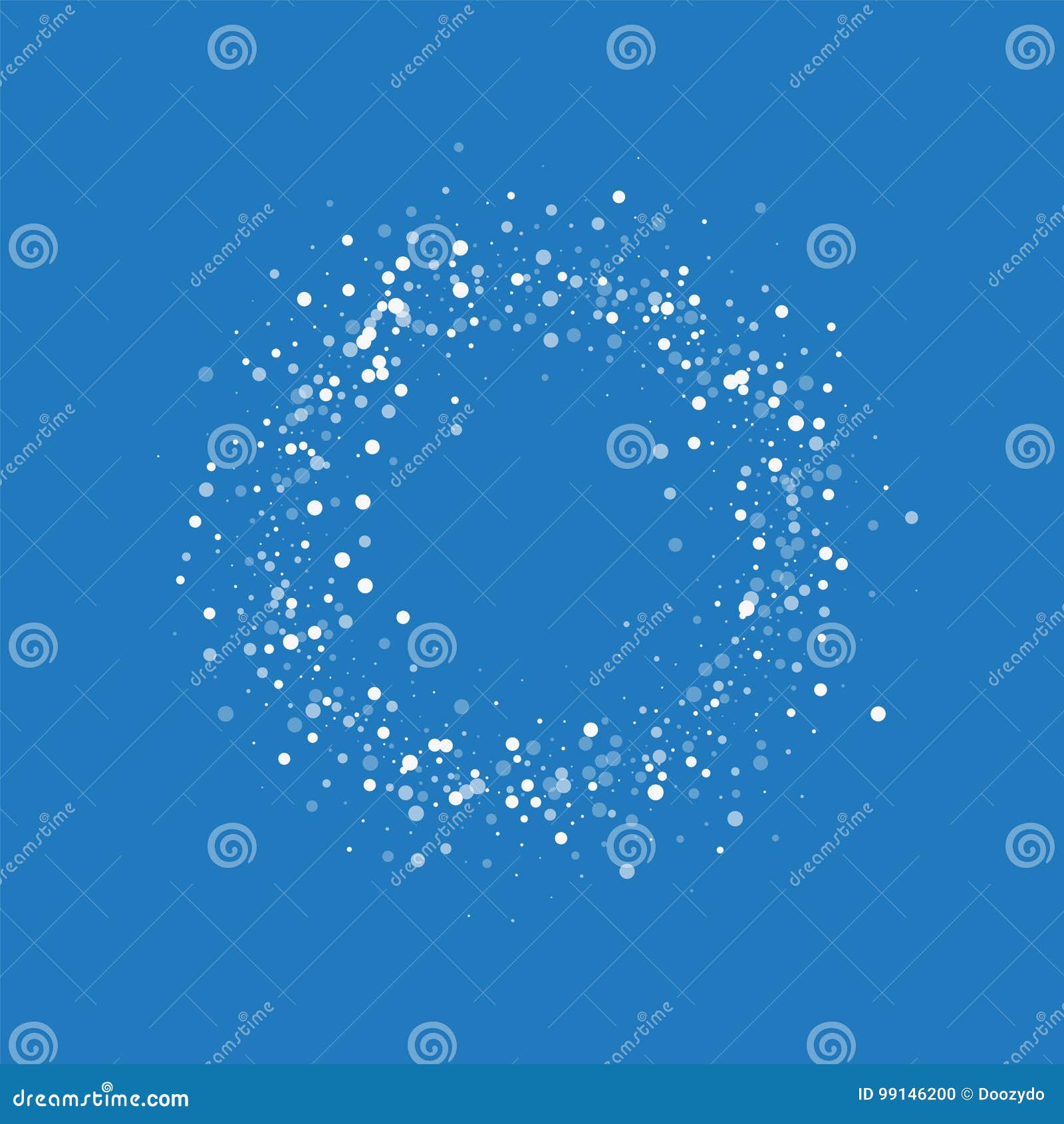 Random falling white dots. stock vector. Illustration of creative ...