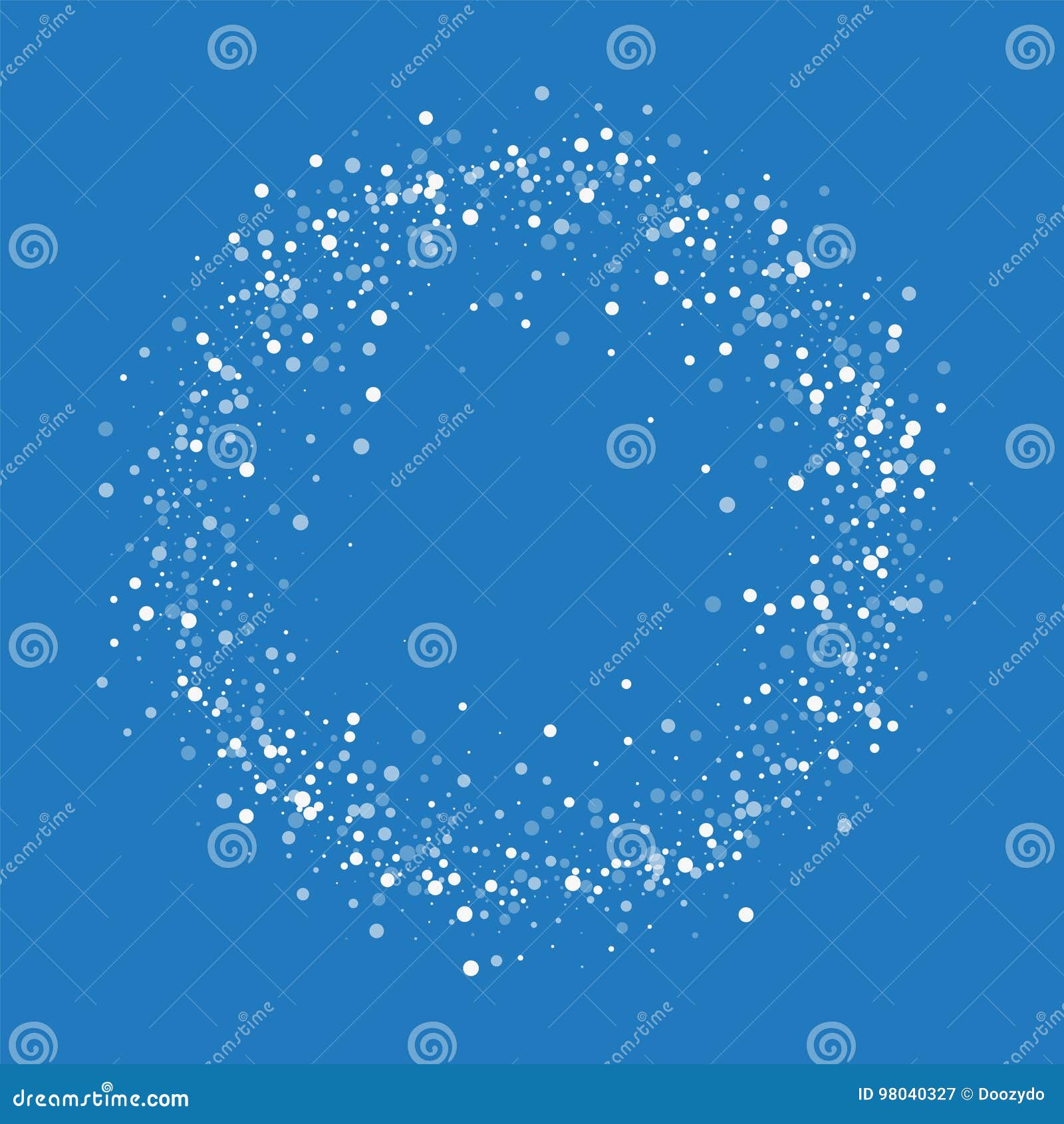 Random falling white dots. stock vector. Illustration of design - 98040327