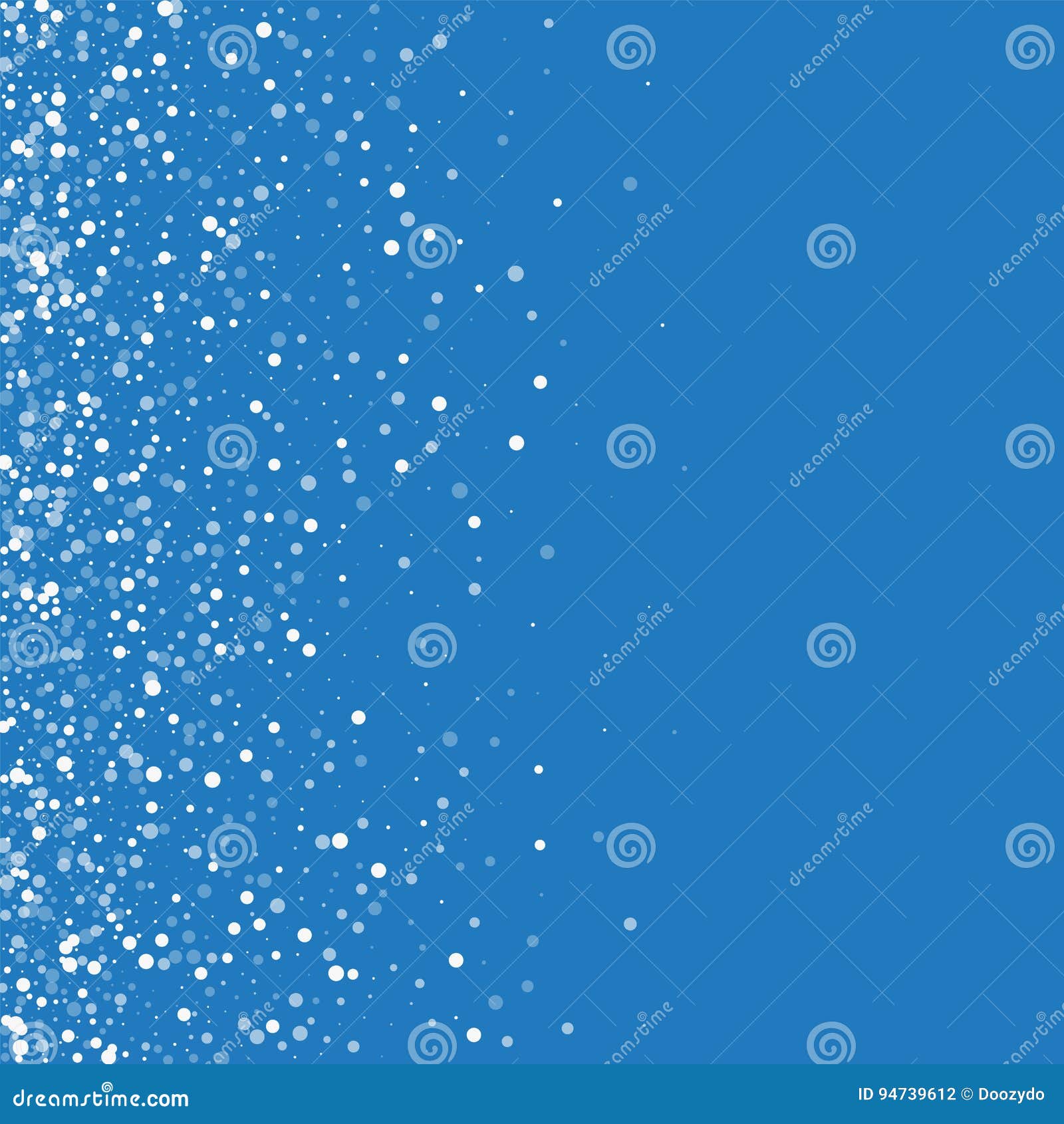 Random falling white dots. stock vector. Illustration of billboard ...