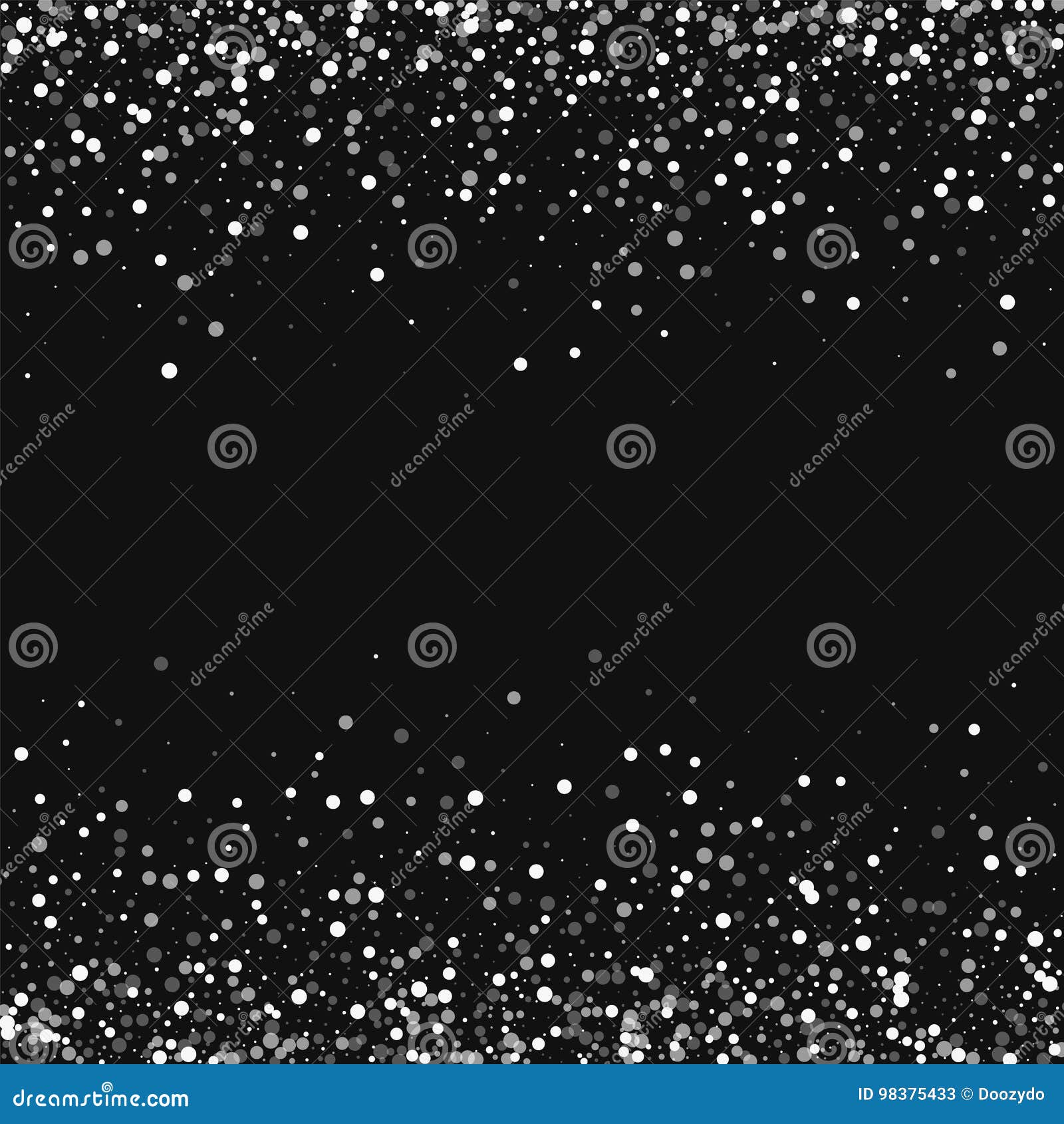 Random falling white dots. stock vector. Illustration of back - 98375433
