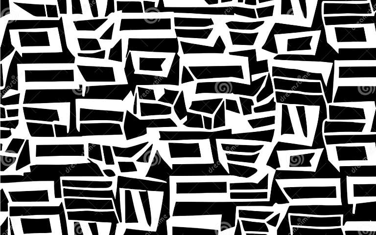 Random Geometric Shapes in a Pattern Texture Background Stock Vector ...