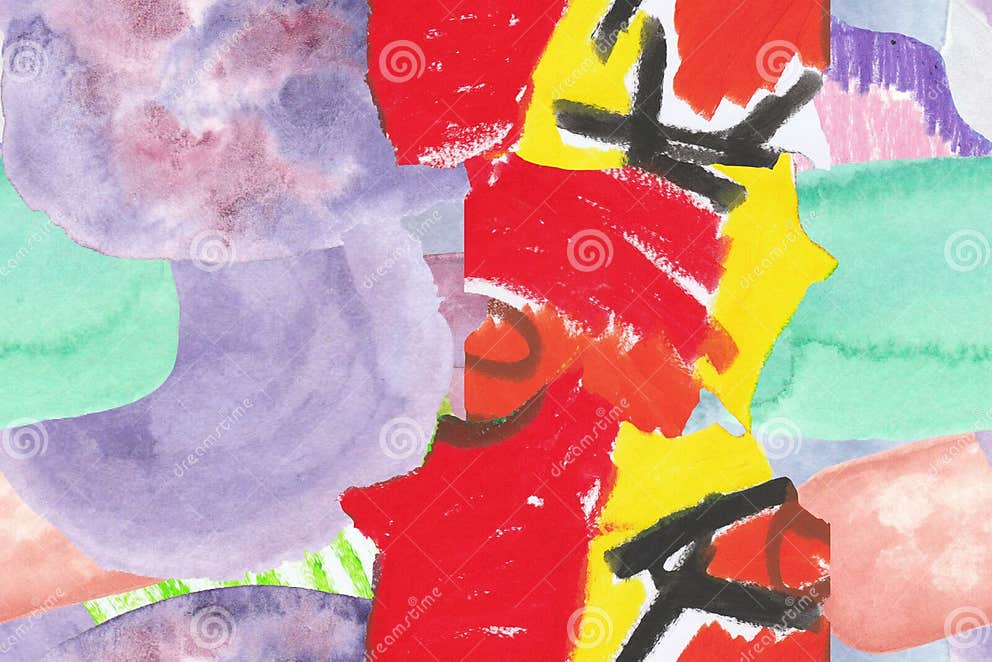 Random Graphic Paper Cut Outs. Creative Modern Geometric Paper Collage ...