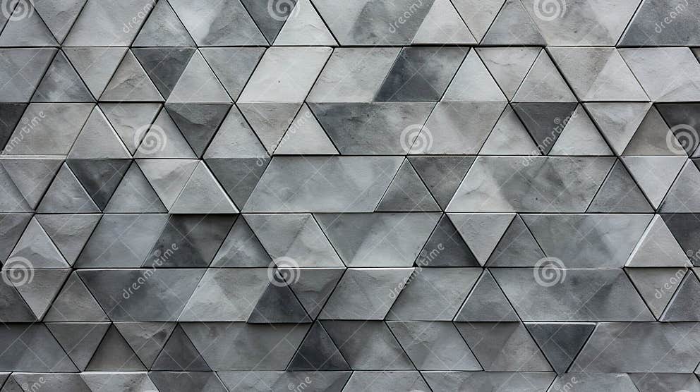 Random Gray Triangle Pattern Stock Illustration - Illustration of ...