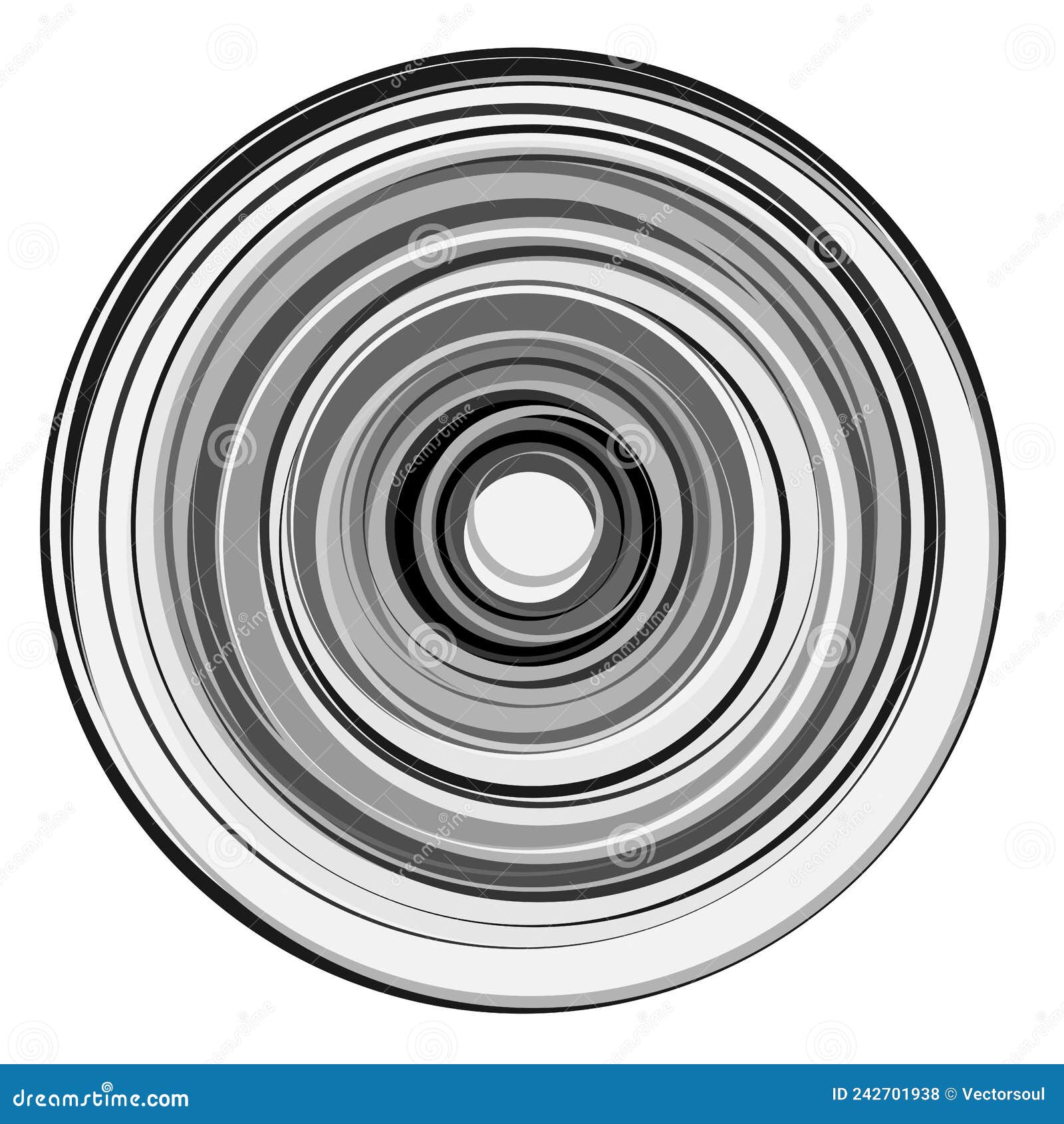 Random,grayscale, Gray Concentric Circles, Rings Abstract Geometric ...