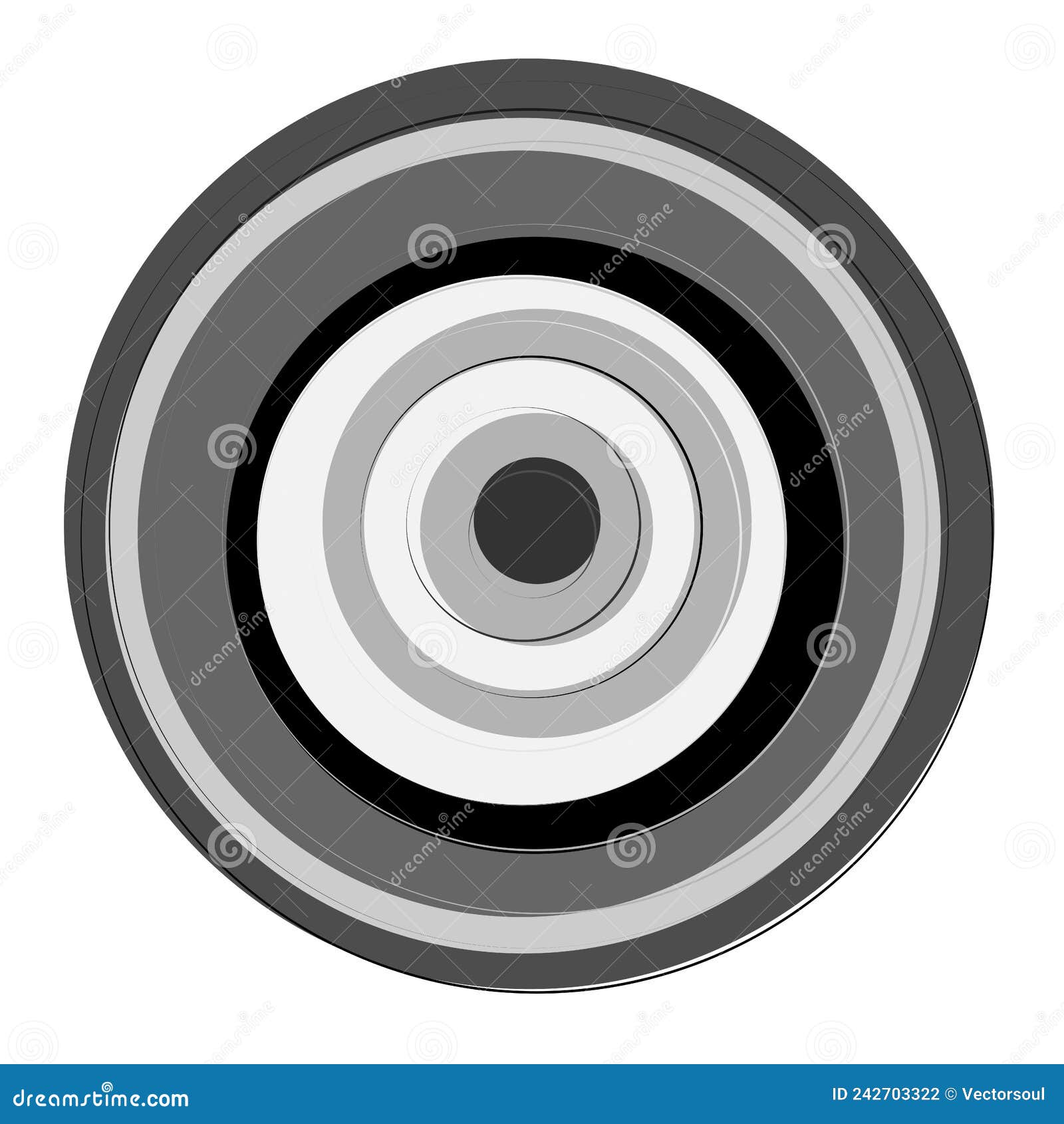 Random,grayscale, Gray Concentric Circles, Rings Abstract Geometric ...