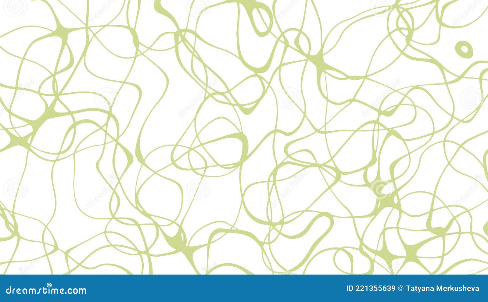 Random Green Lines on White Background. Abstract Vector Illustration ...