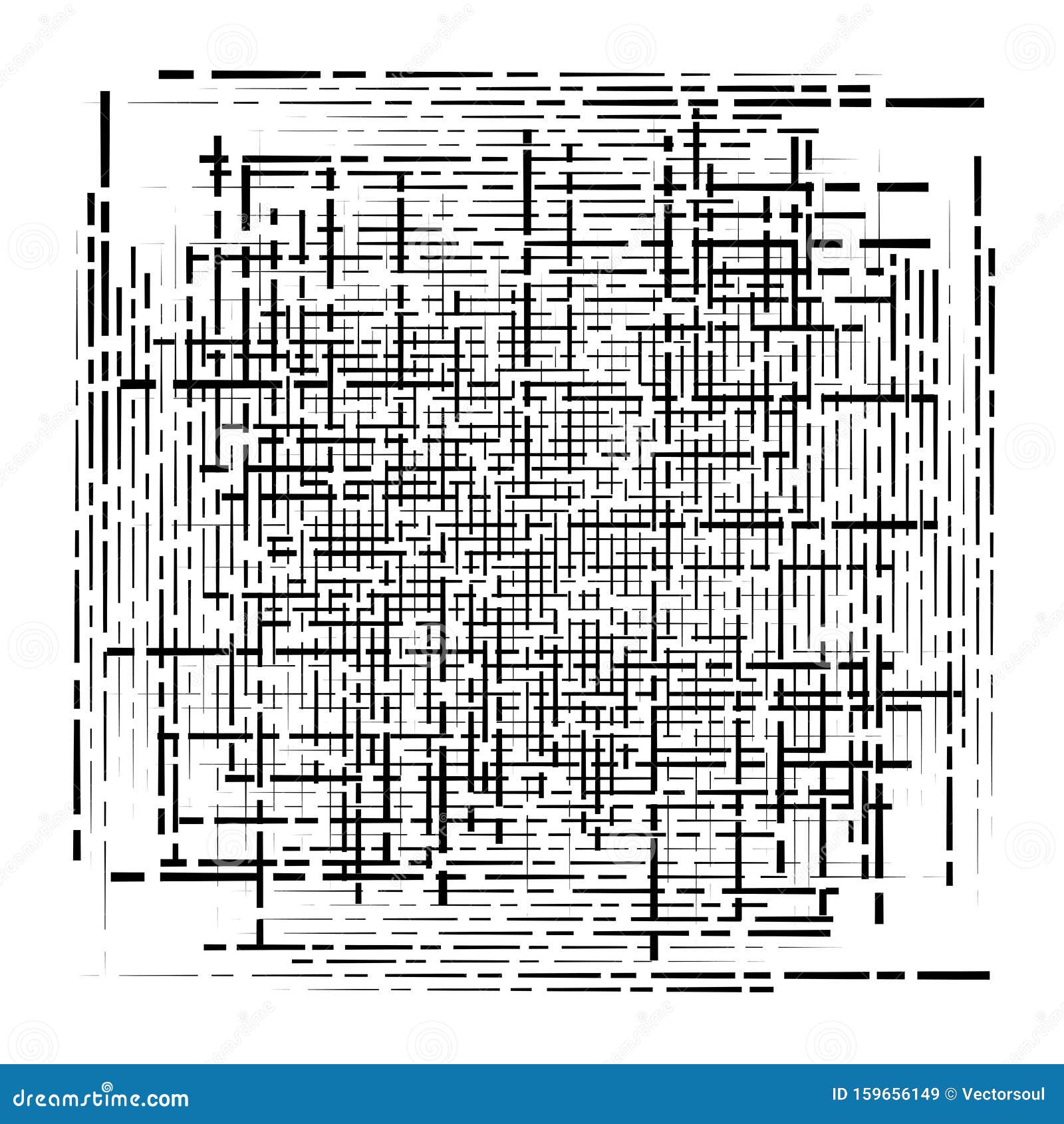 Random Grid, Mesh Pattern. Grating, Trellis Texture. Intermittent, Interrupt Lines Lattice ...