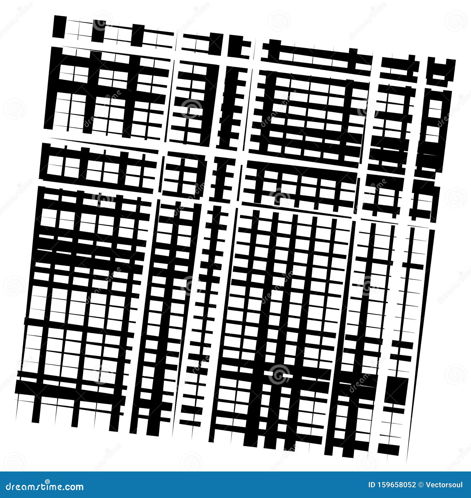 Random Grid, Mesh Pattern. Grating, Trellis Texture. Intermittent ...