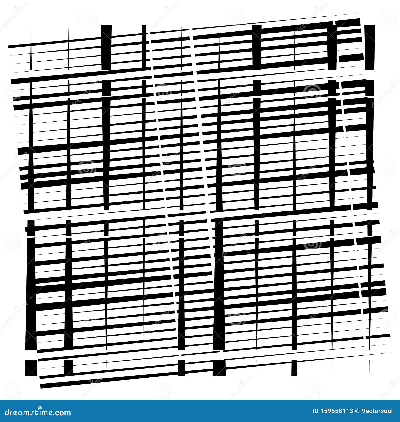 Random Grid, Mesh Pattern. Grating, Trellis Texture. Intermittent ...