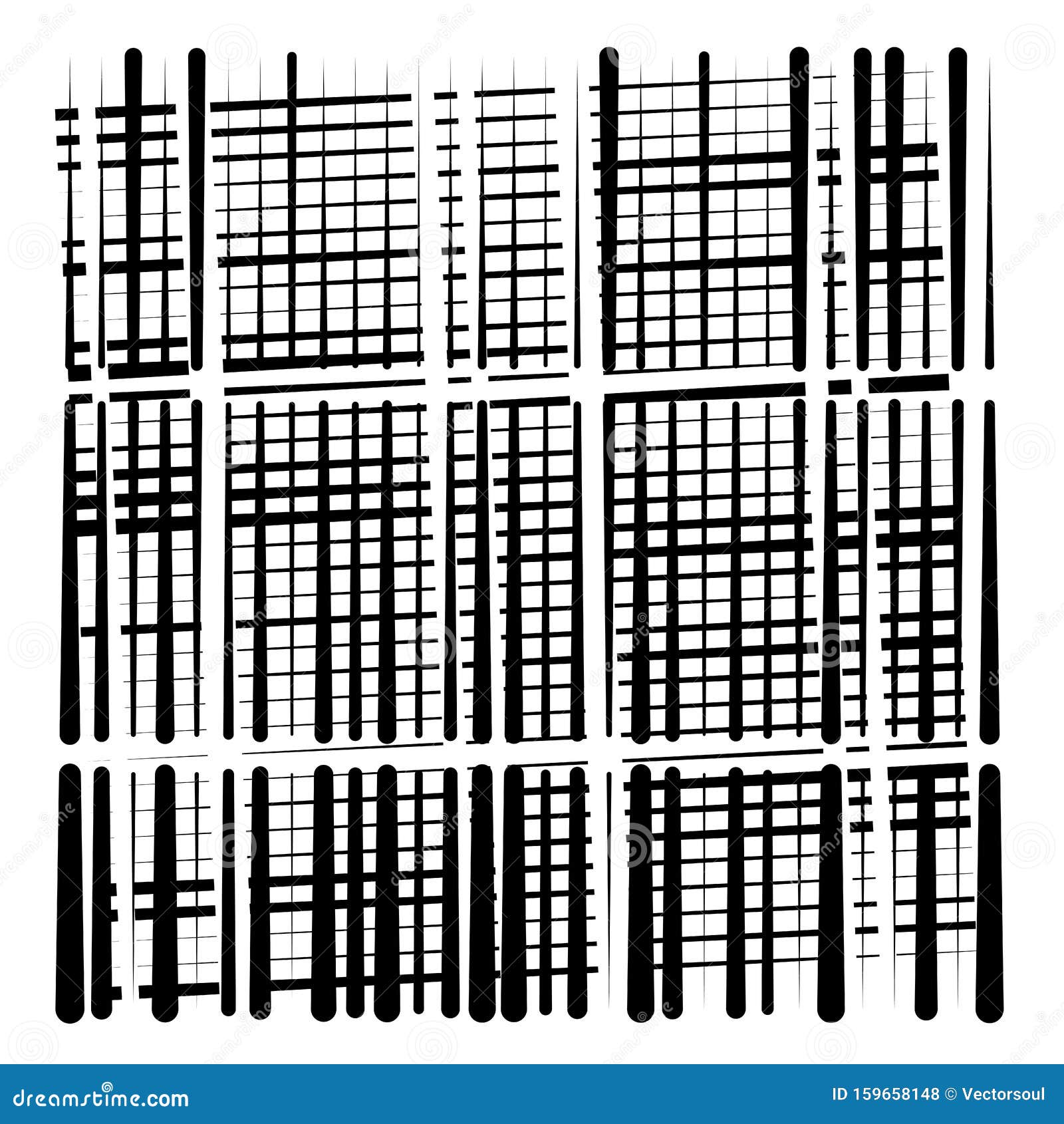 Random Grid, Mesh Pattern. Grating, Trellis Texture. Intermittent, Interrupt Lines Lattice ...