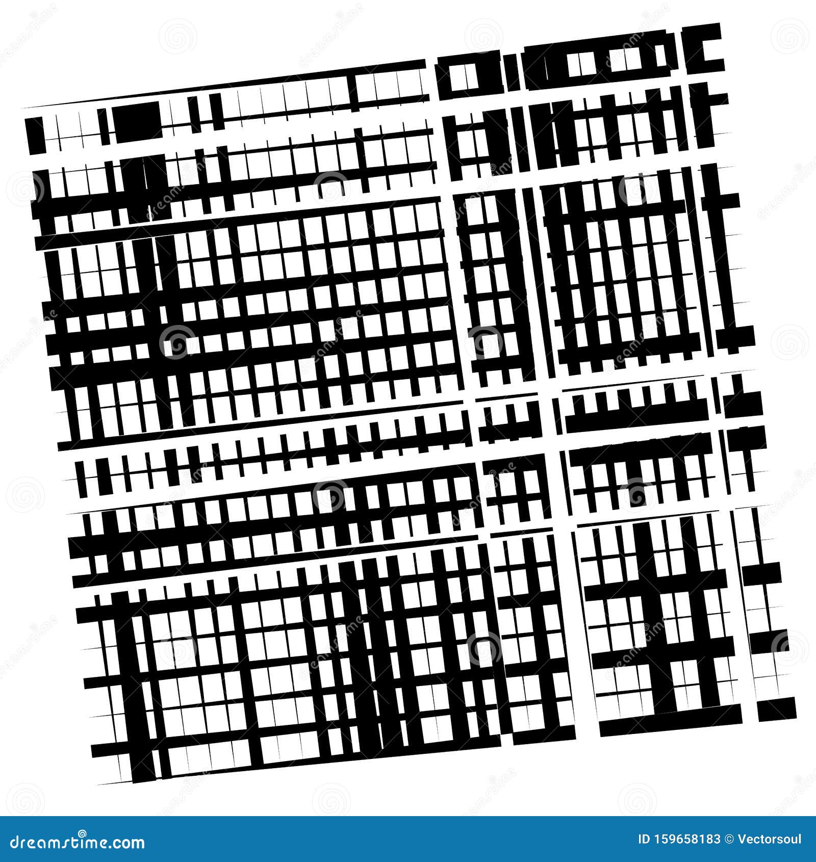 Random Grid, Mesh Pattern. Grating, Trellis Texture. Intermittent ...