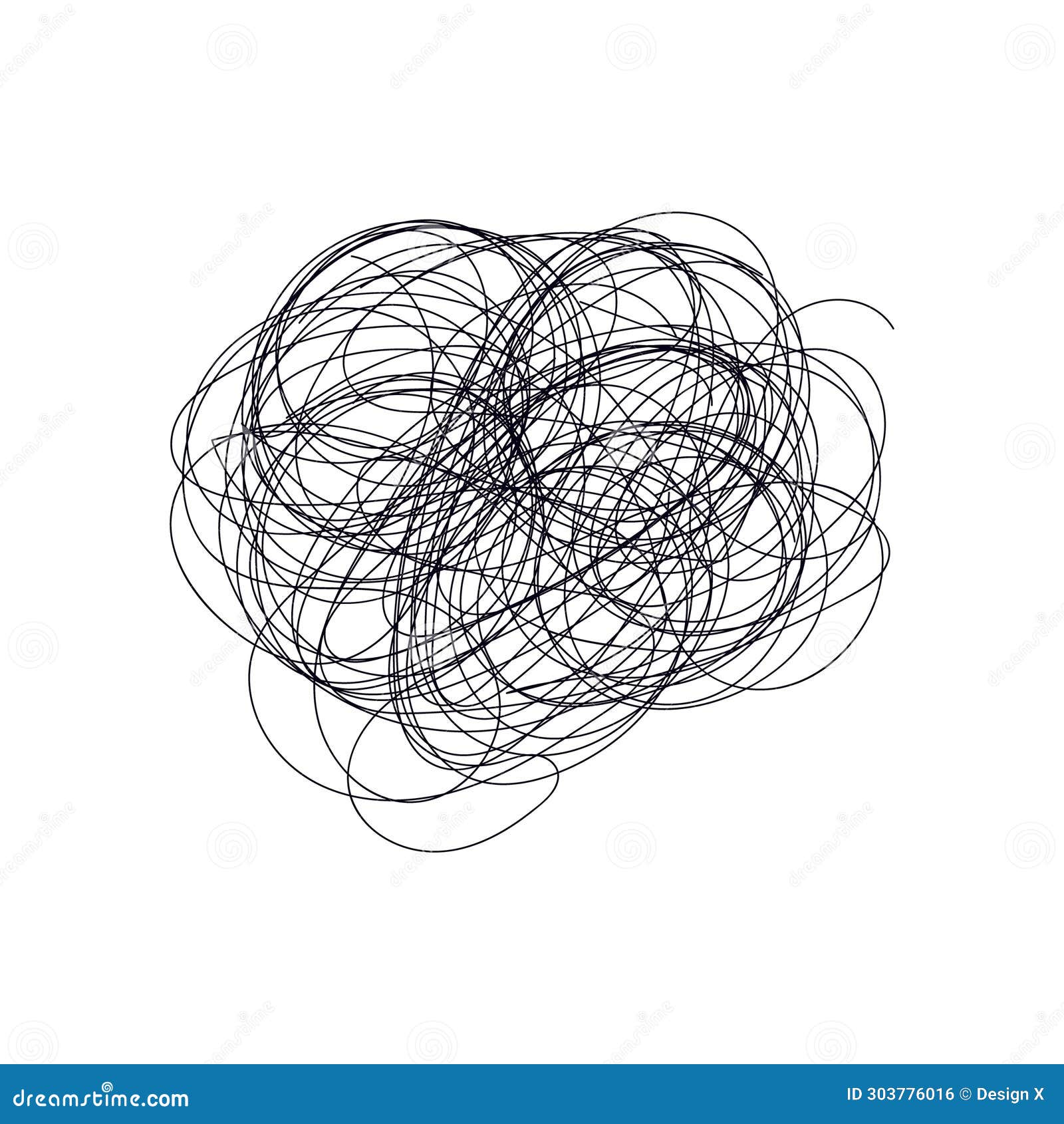 Random Hand Drawn Scribble Doodle Symbols Vector Random Hand Drawn ...
