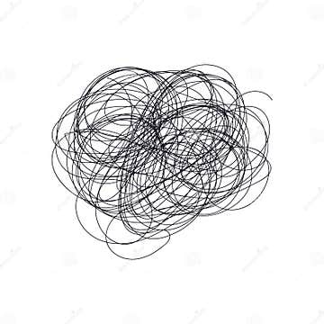 Random Hand Drawn Scribble Doodle Symbols Vector Random Hand Drawn ...