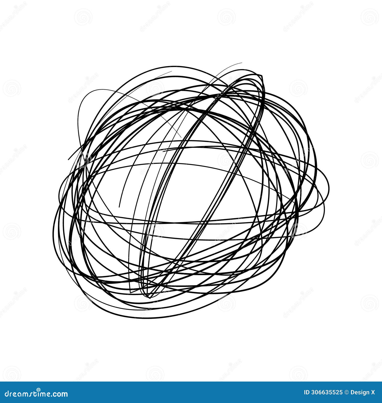 Random Hand Drawn Scribble Doodle Symbols Vector Random Hand Drawn ...