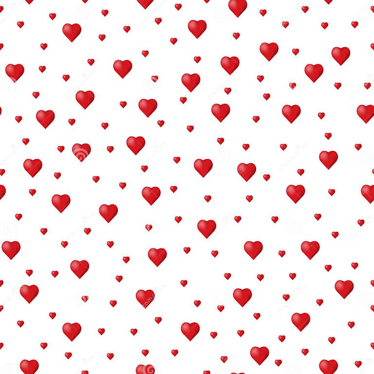 Random hearts pattern stock illustration. Illustration of romance ...