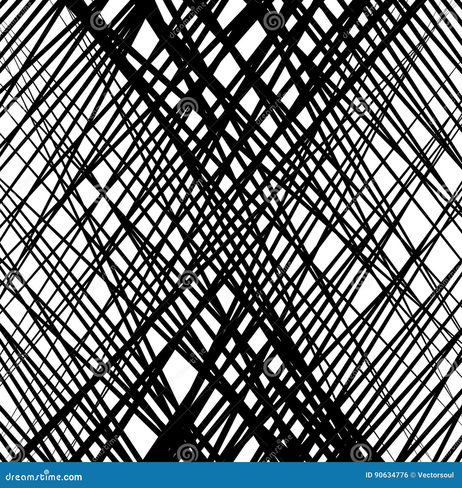 Random Intersecting Lines Abstract Geometric Pattern Random Grid Mesh Texture Stock Vector