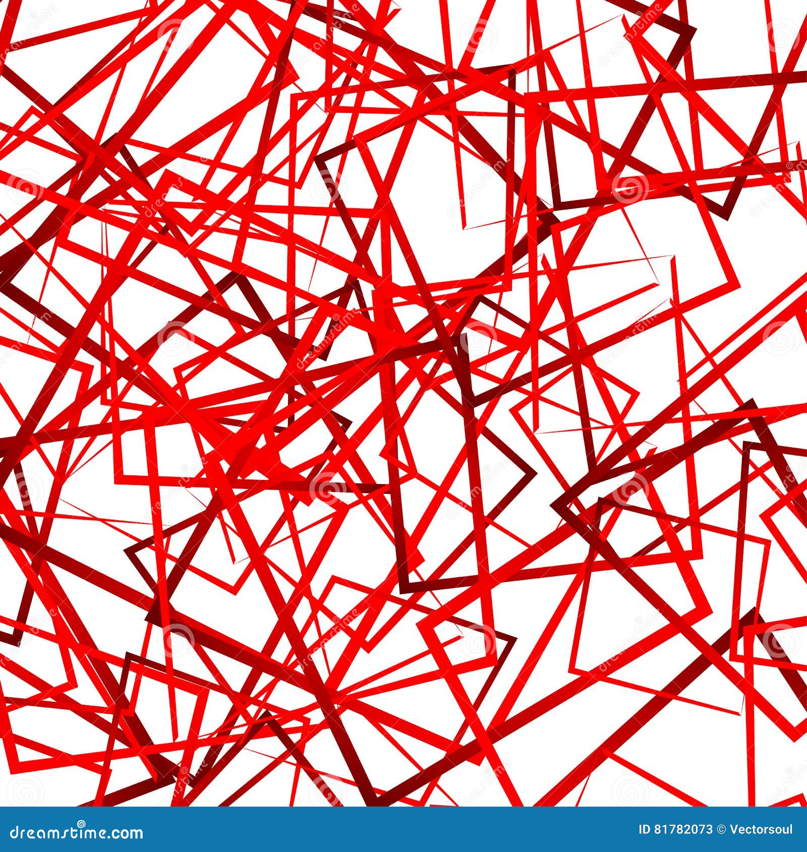 Random Intersecting Lines, Squares. Modern Colorful Geometric Te Stock ...