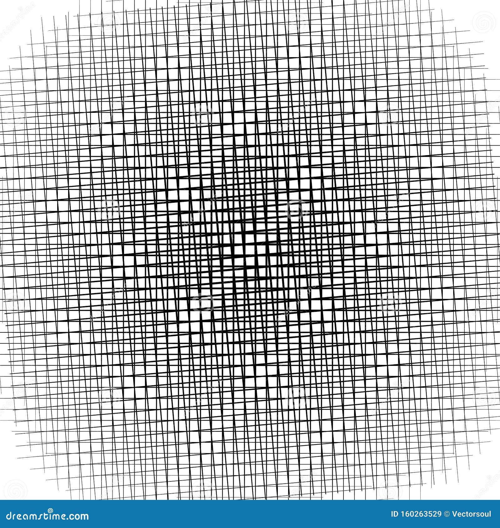 Random, Irregular Lines Grid, Mesh. Abstract Geometric Background ...