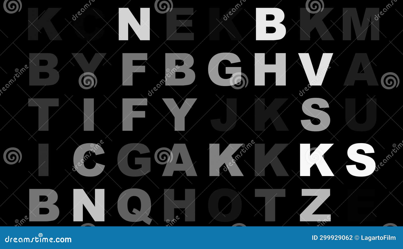 Letters Texture on Black Background Abstract Text Collage of Random ...