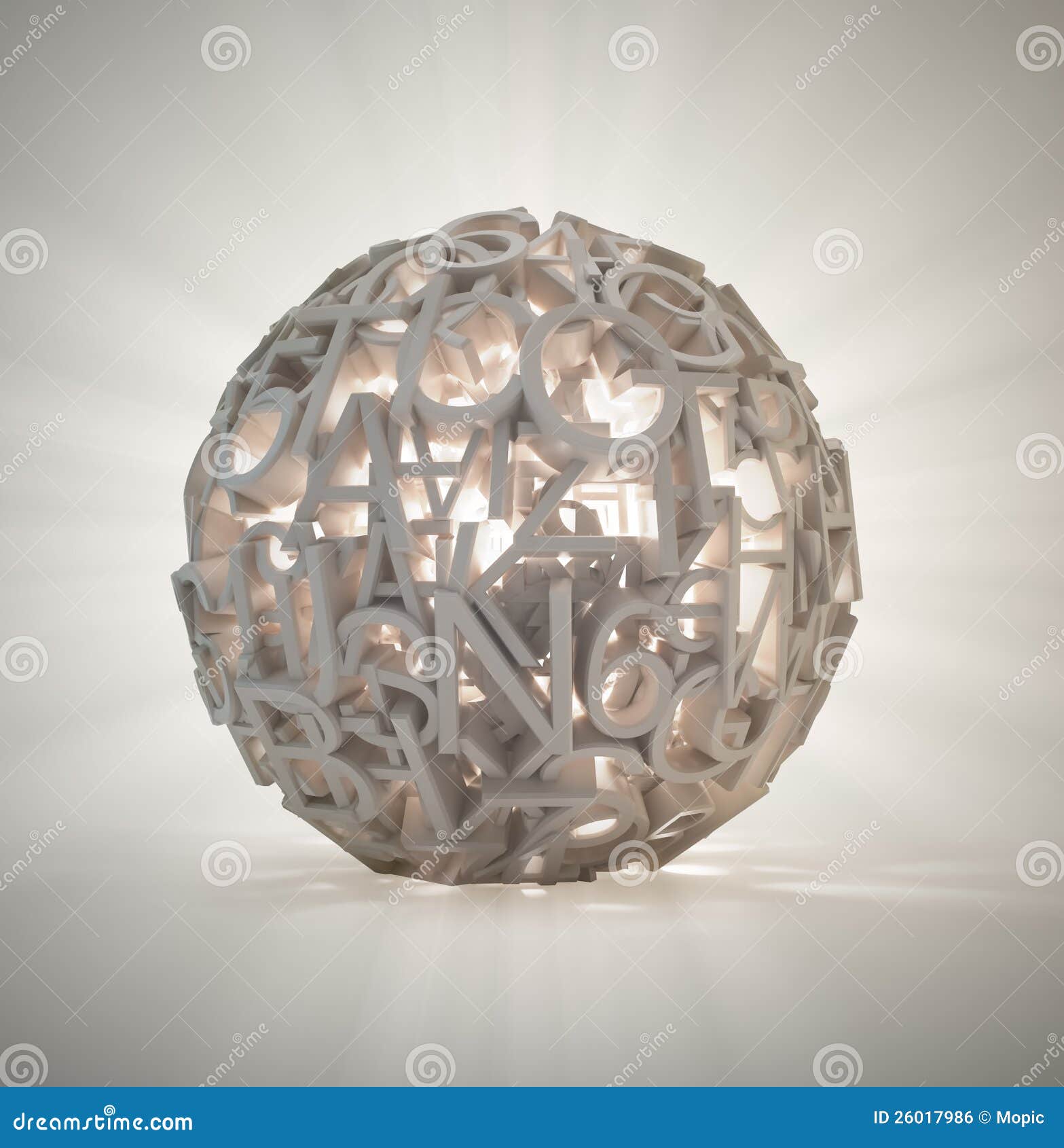 Random letters sphere stock illustration. Illustration of design - 26017986