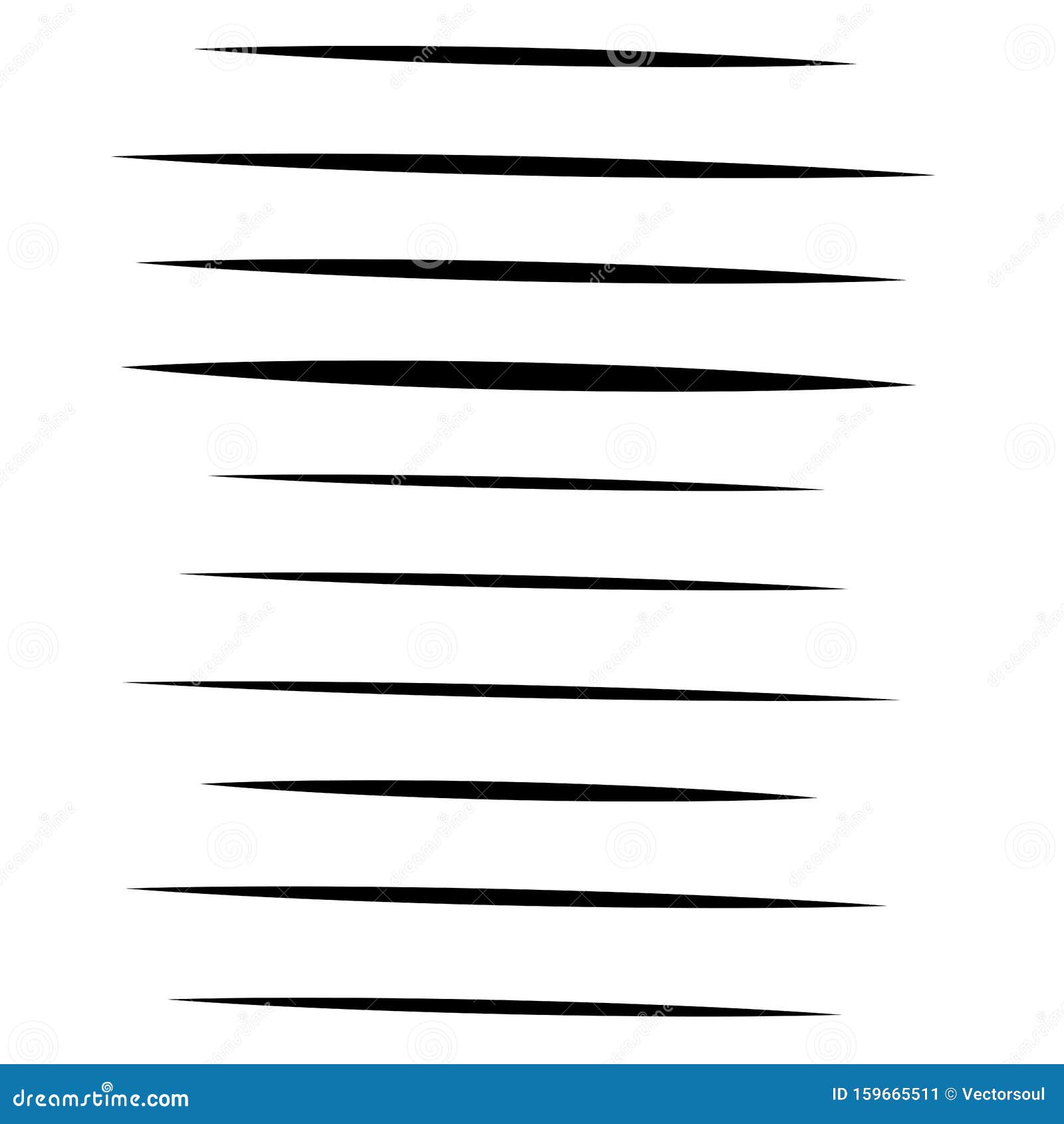 Random Lines Element. Random Horizontal Lines. Irregular Straight ...