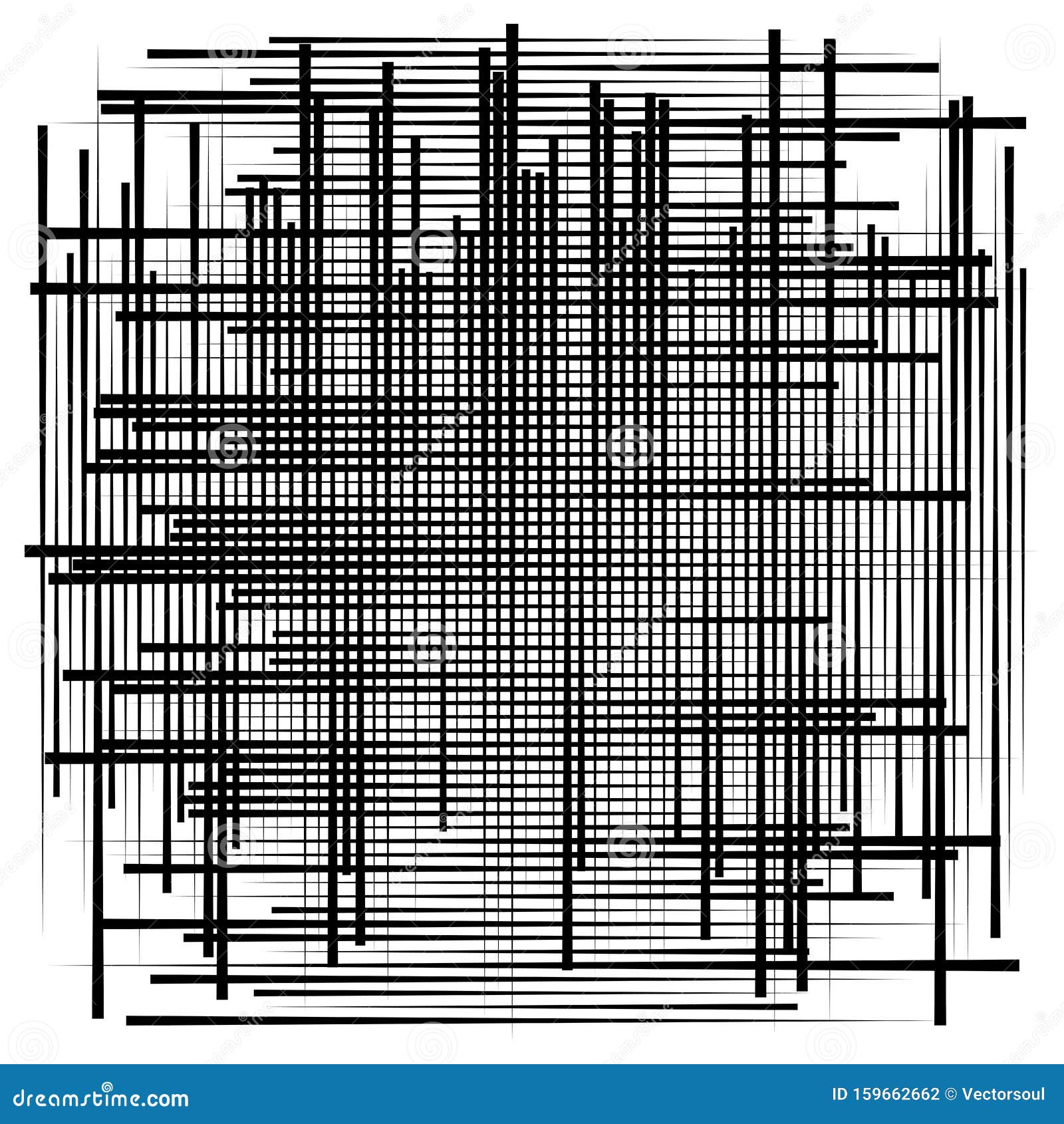 Random Lines Grid, Mesh. Dynamic, Irregular Overlap, Intersect Lines ...