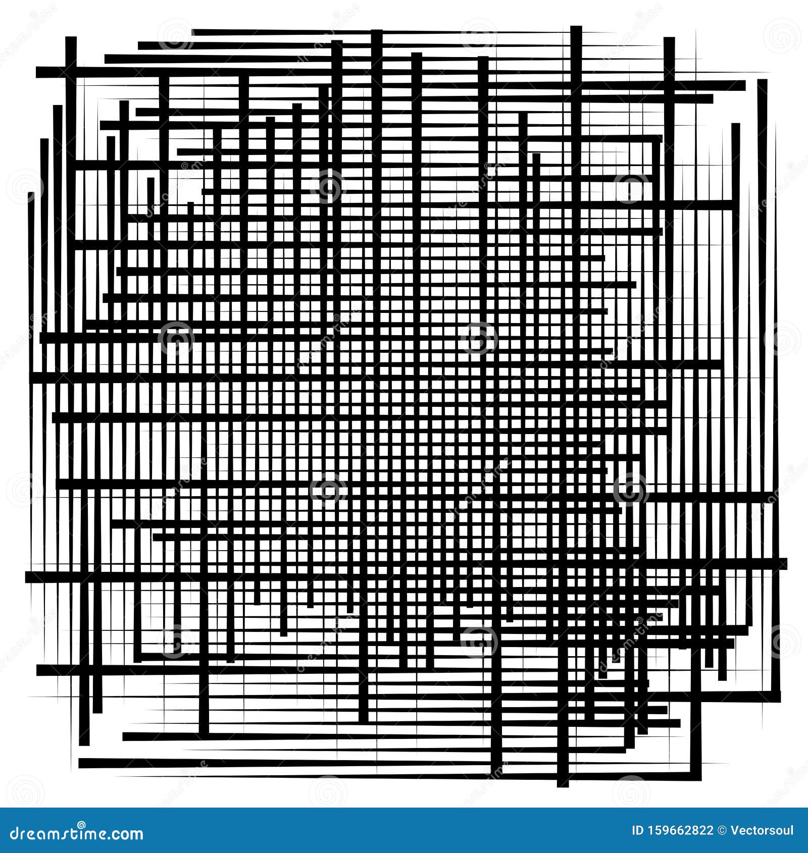 Random Lines Grid, Mesh. Dynamic, Irregular Overlap, Intersect Lines ...