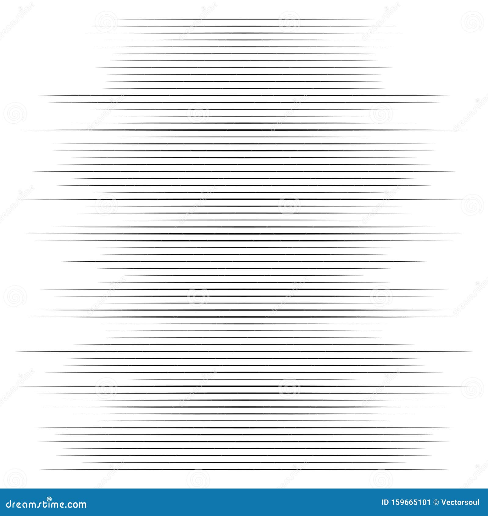 Random Lines Halftone Element. Random Horizontal Lines. Irregular ...