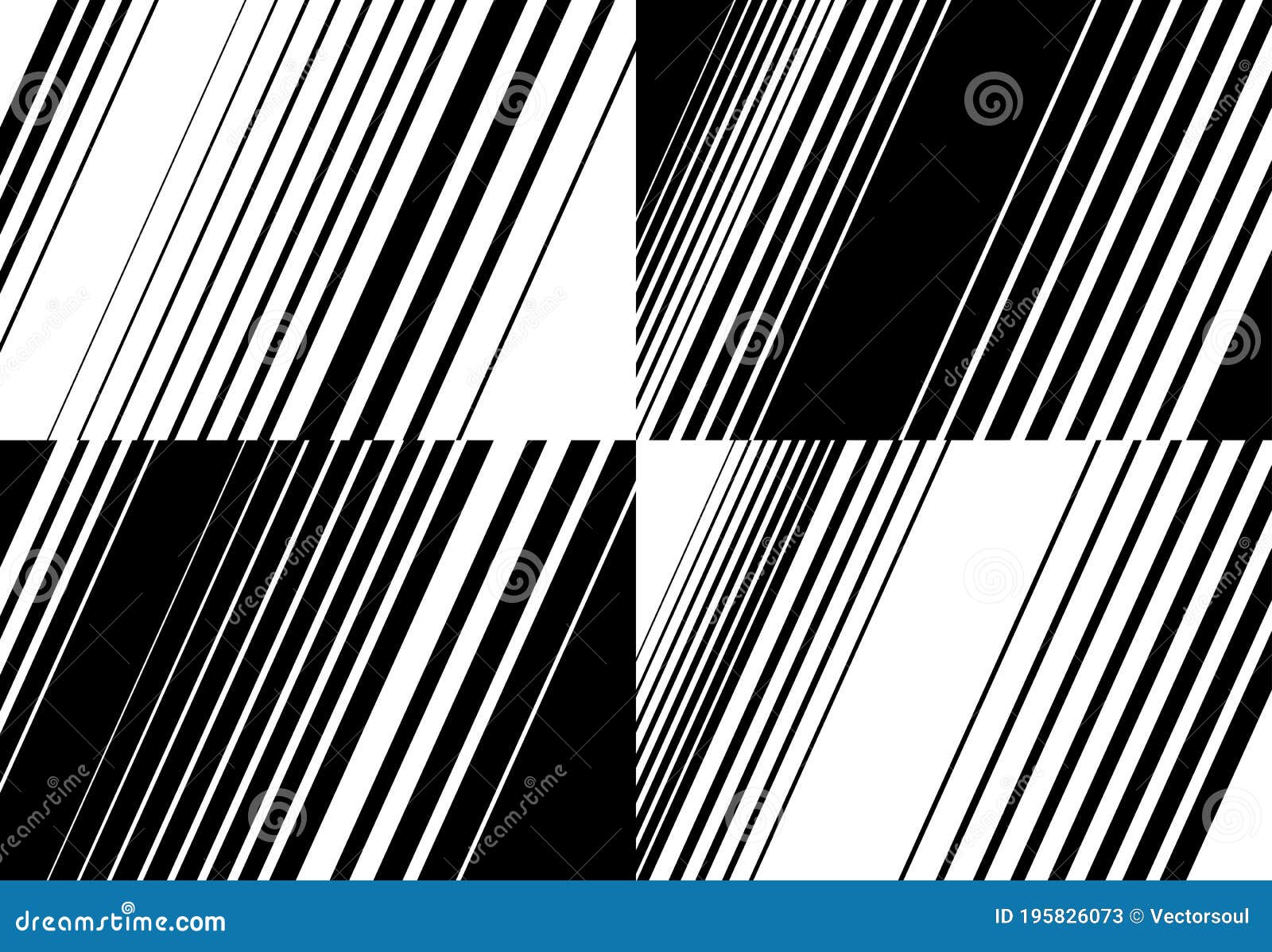Random Lines, Stripes.Grayscale, Black and White Abstract Vector ...